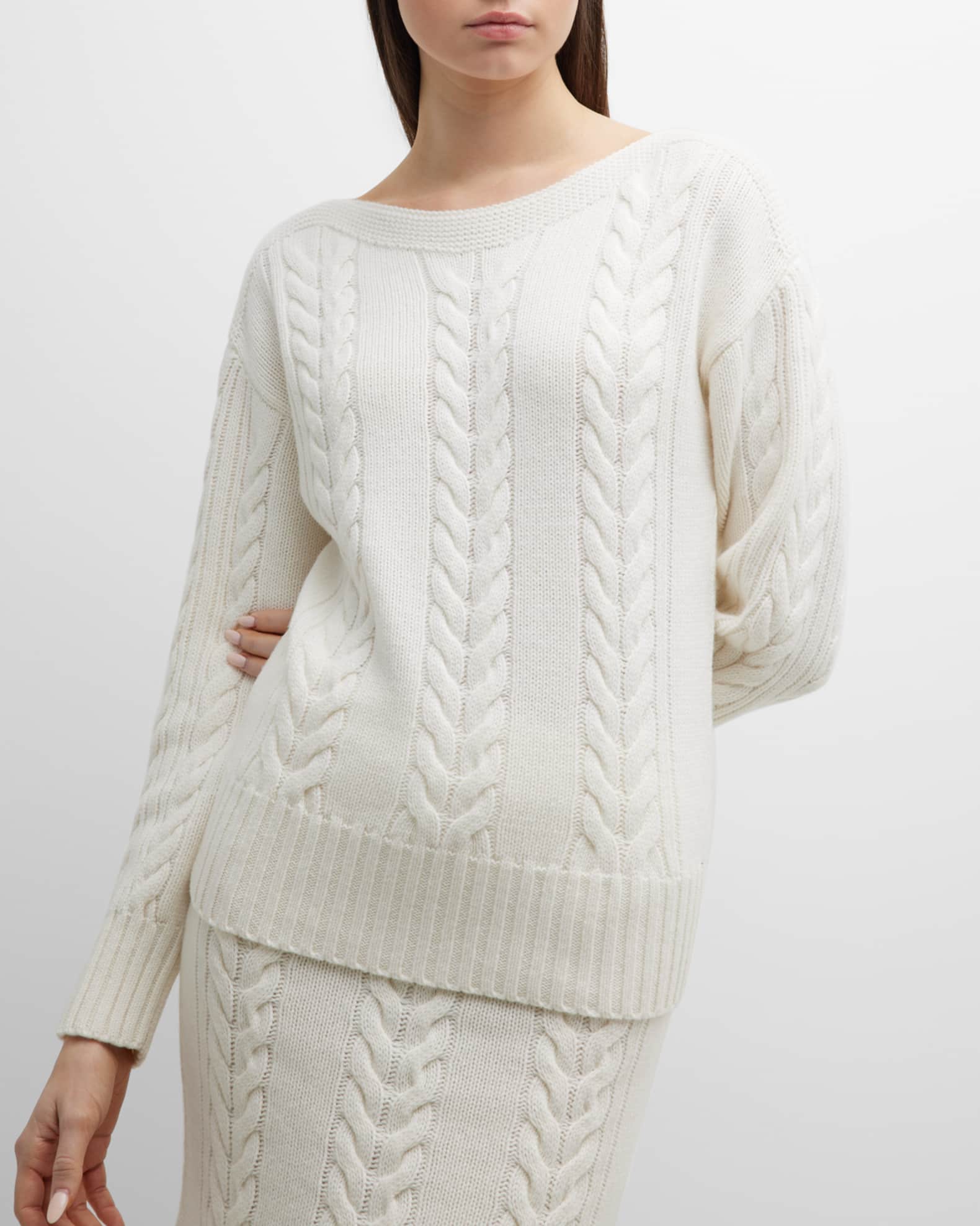 Cable-Knit Skirt and Top Set | Neiman Marcus