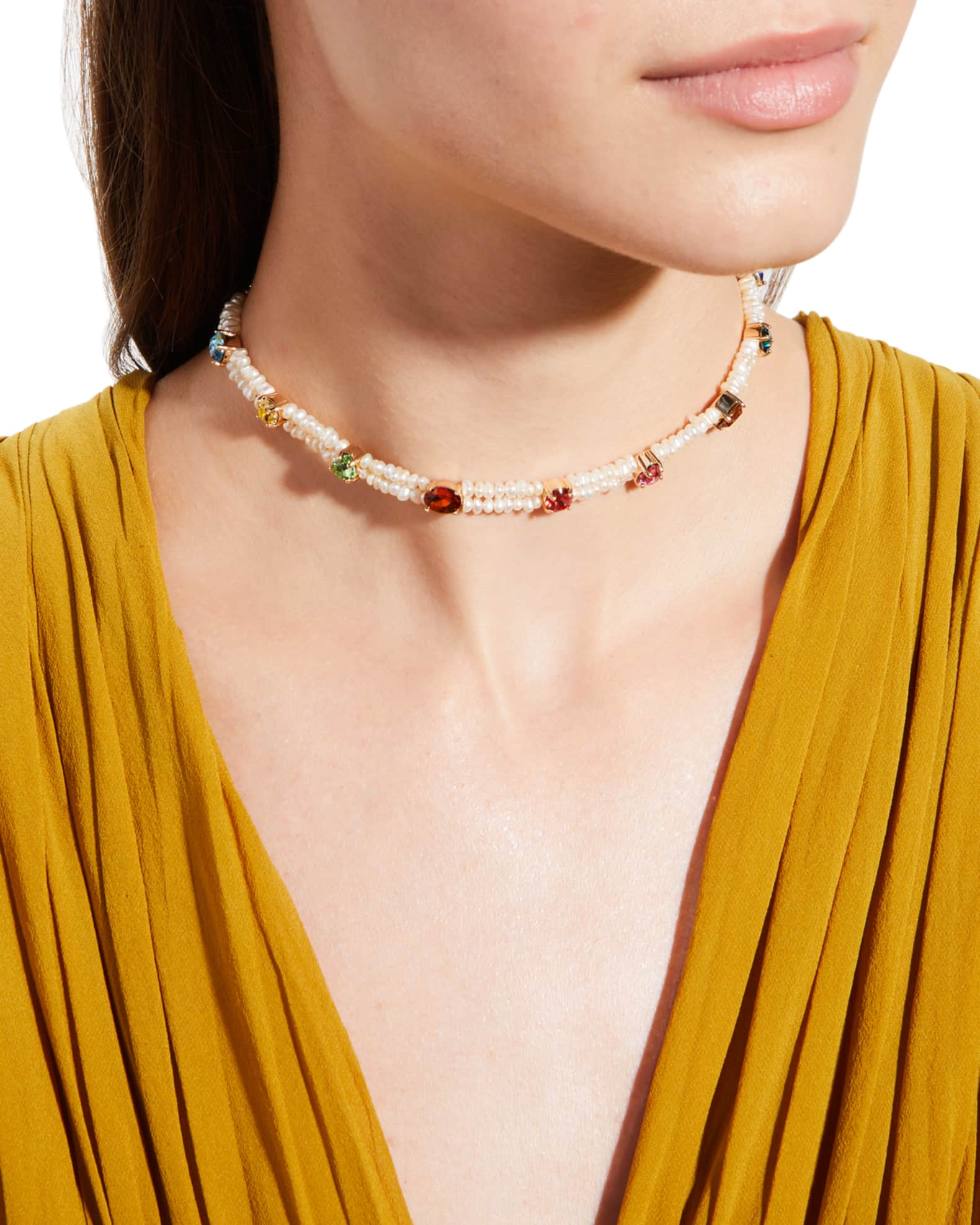 Dannijo Hazel Pearl Choker | Neiman Marcus