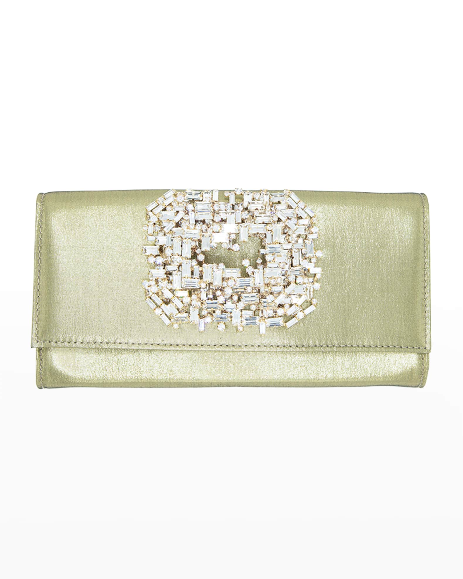 Gedebe Bella Embellished Satin Crossbody Bag | Neiman Marcus