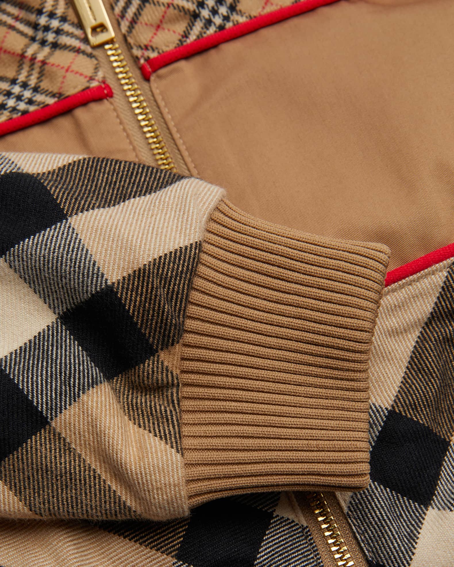 Boy's Liam Check Bomber Jackets | Neiman Marcus