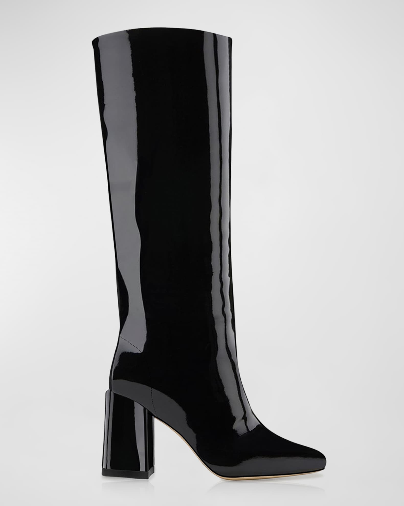 Chelsea Paris The Bo Patent Leather Knee Boots | Neiman Marcus