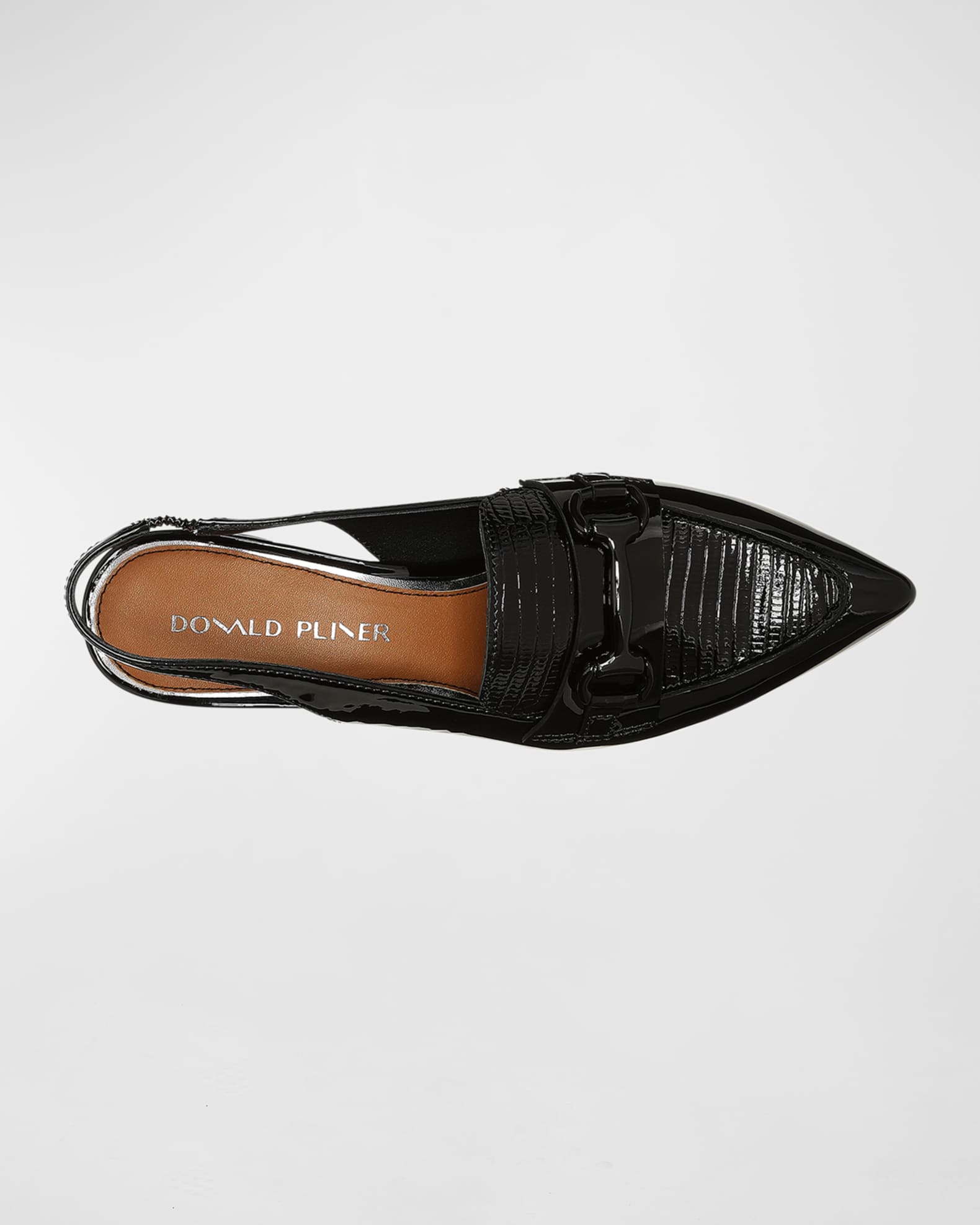 Donald J Pliner Saige Patent Slingback Loafer Pumps | Neiman Marcus