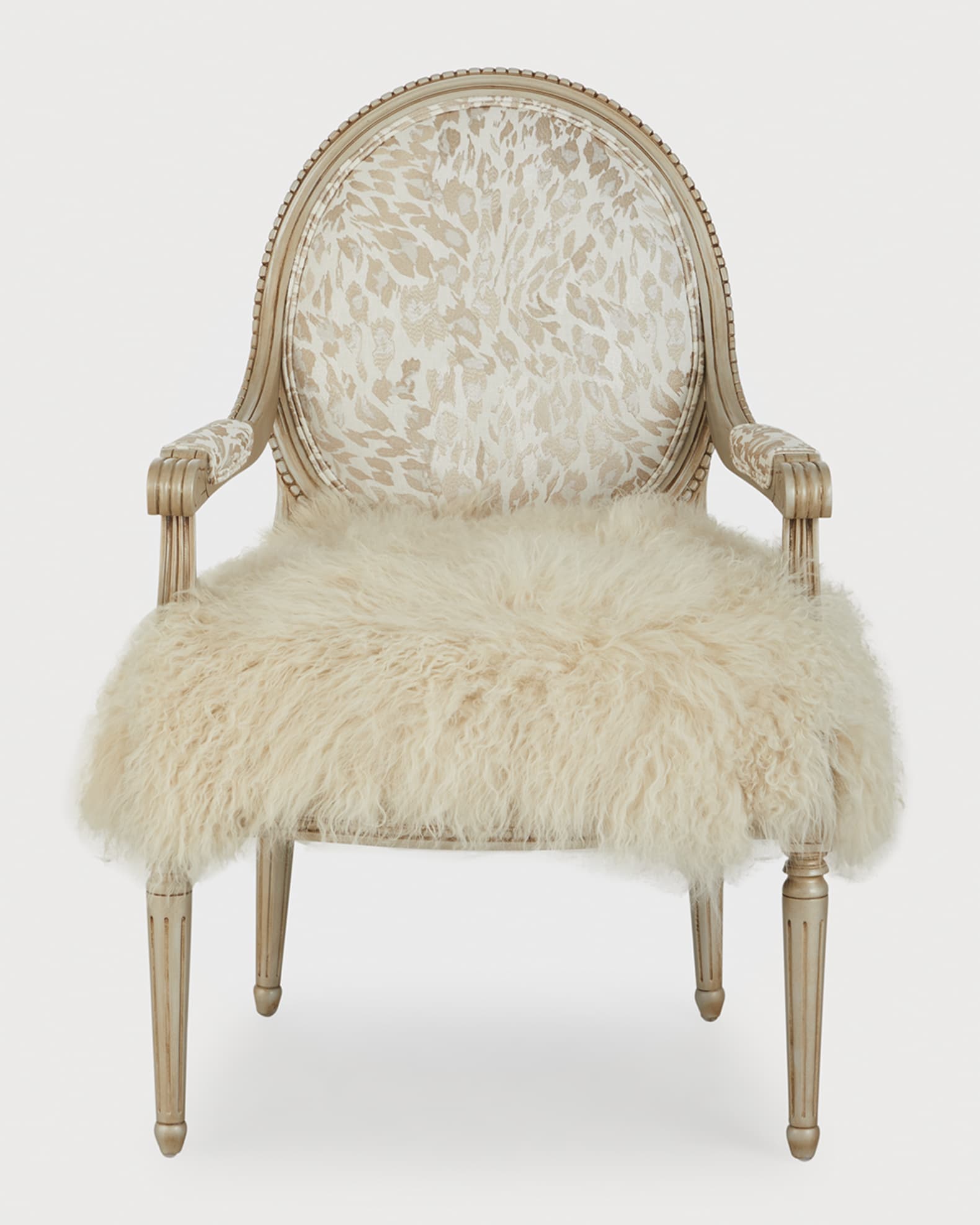Massoud Calando Sheepskin Chair | Neiman Marcus