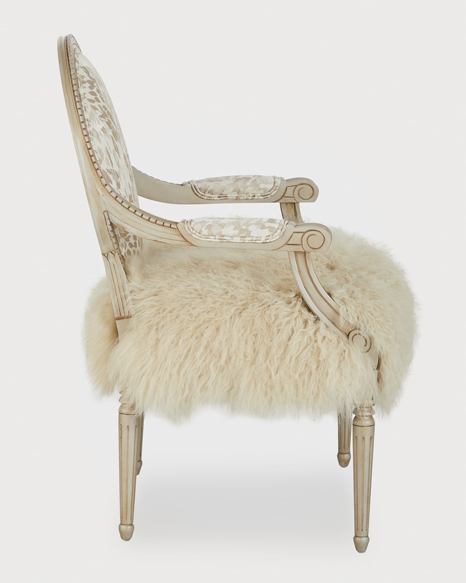 Massoud Calando Sheepskin Chair | Neiman Marcus