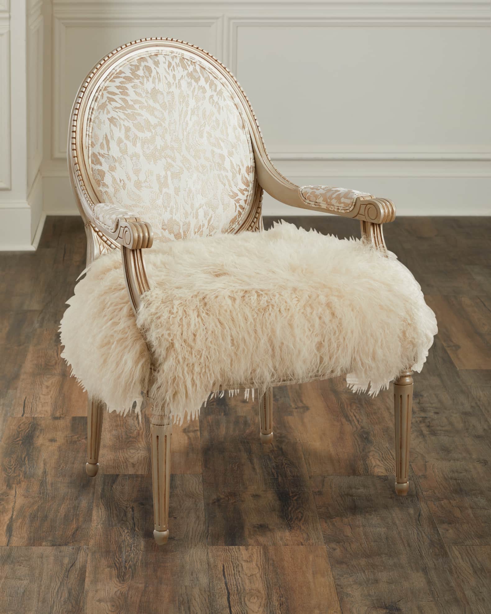 Massoud Calando Sheepskin Chair | Neiman Marcus