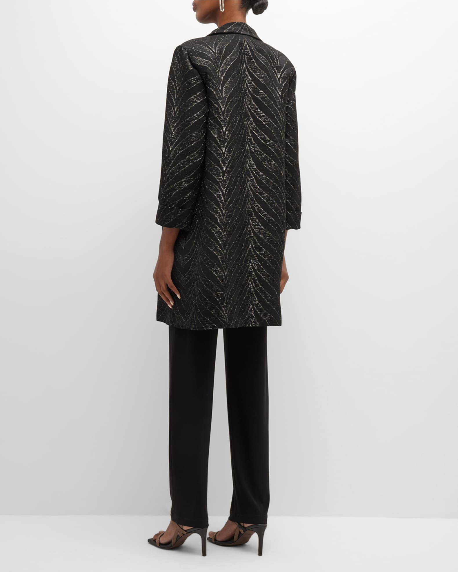 Caroline Rose Shimmer Shine Jacquard Jacket | Neiman Marcus