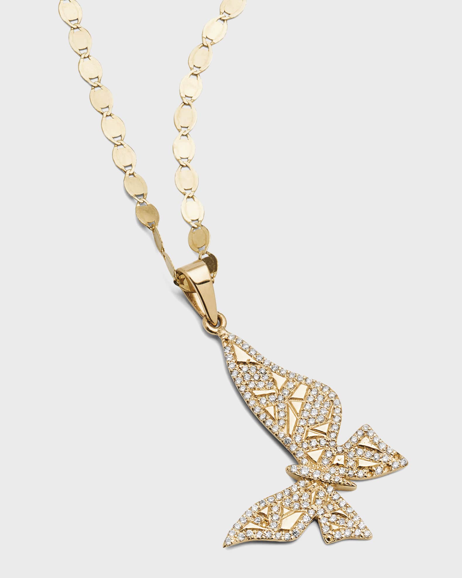 LANA Small Flawless Butterfly Amulet Pendant Necklace | Neiman Marcus
