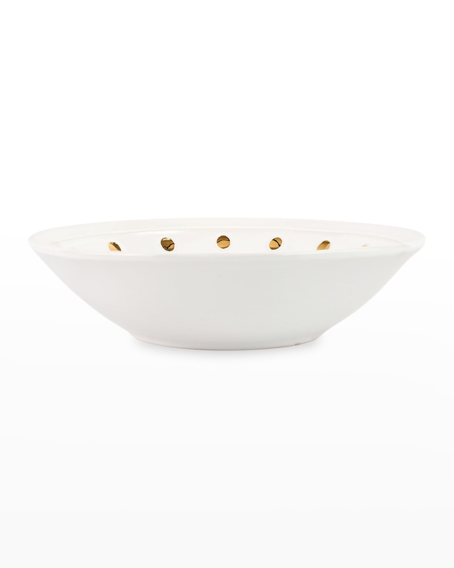 Vietri Medici Gold Pasta Bowl | Neiman Marcus