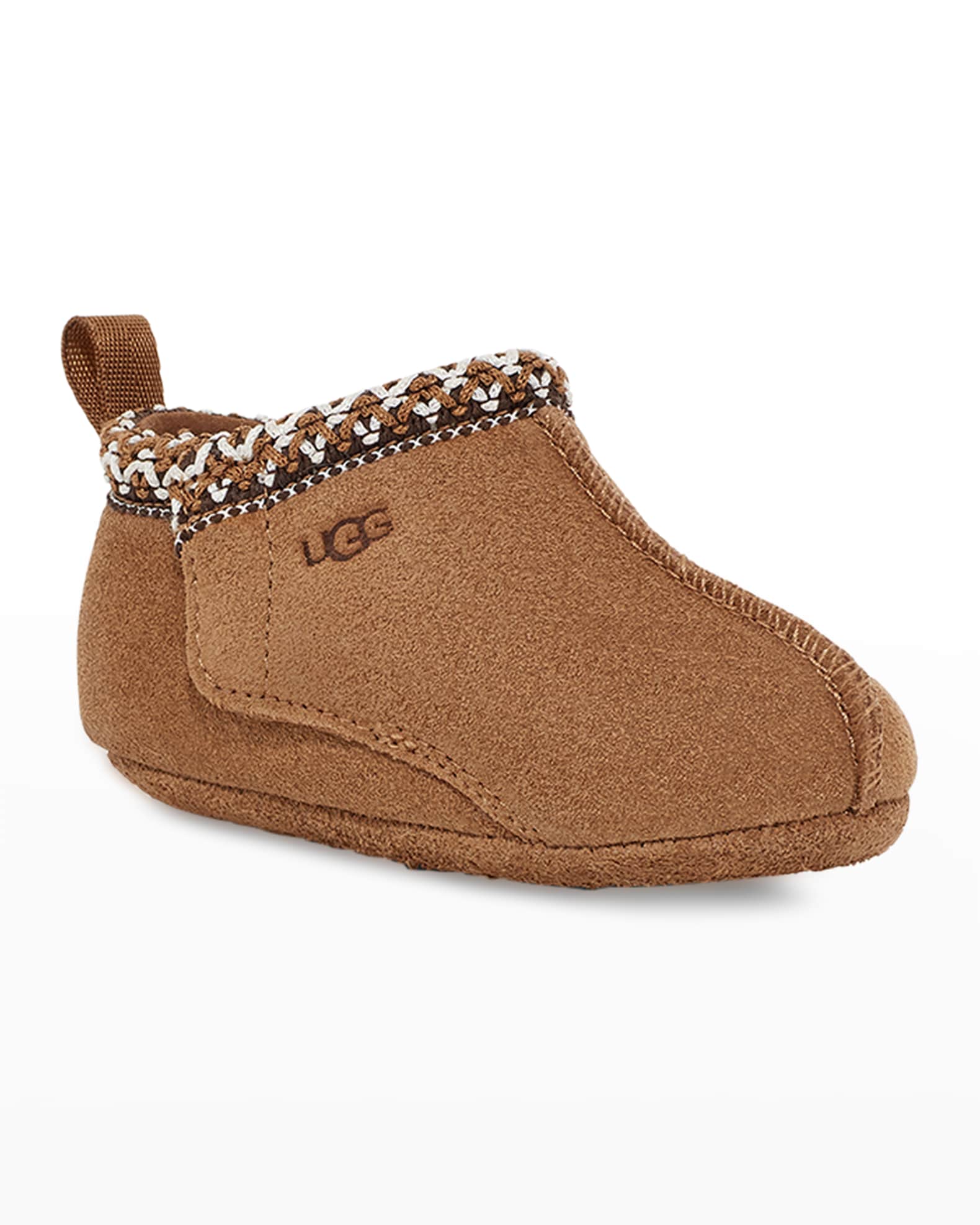 UGG Girl's Tasman Pre-Walker Suede Booties, Baby | Neiman Marcus