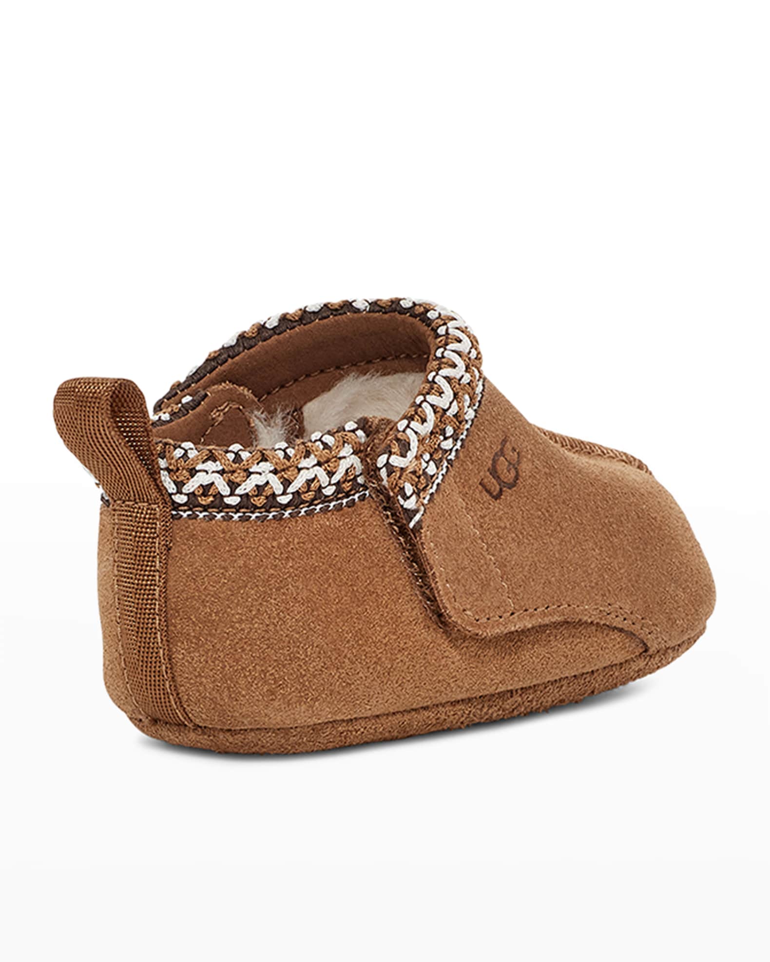 UGG Girl's Tasman Pre-Walker Suede Booties, Baby | Neiman Marcus