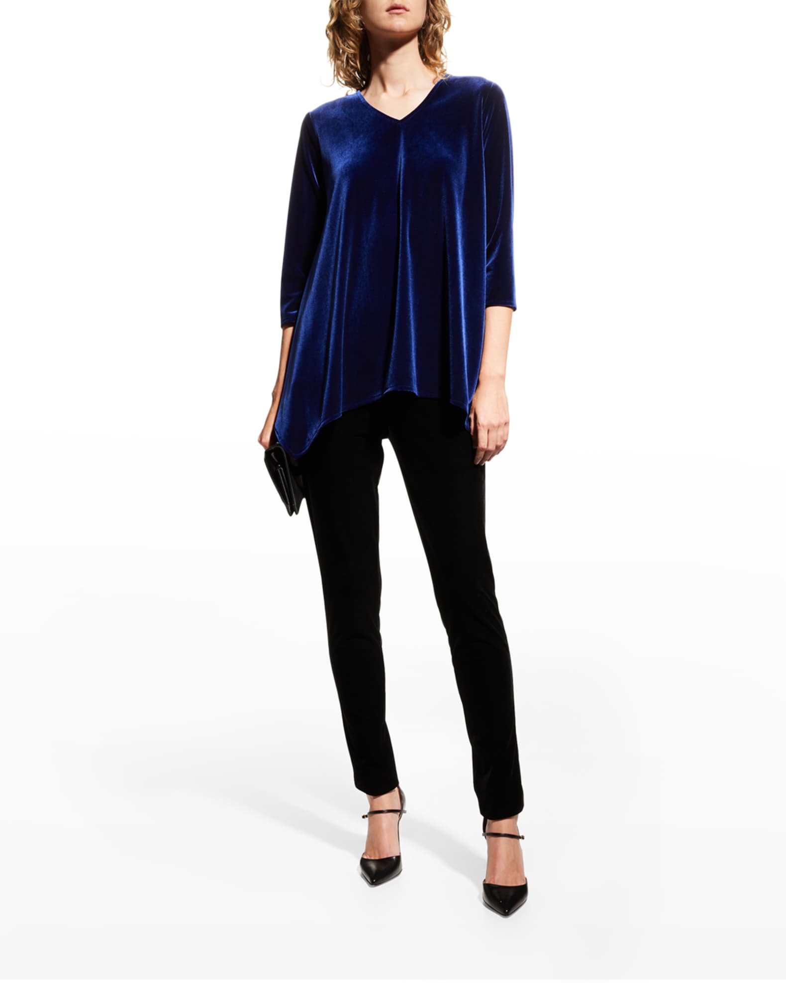 Caroline Rose Velvet Swing Tunic | Neiman Marcus