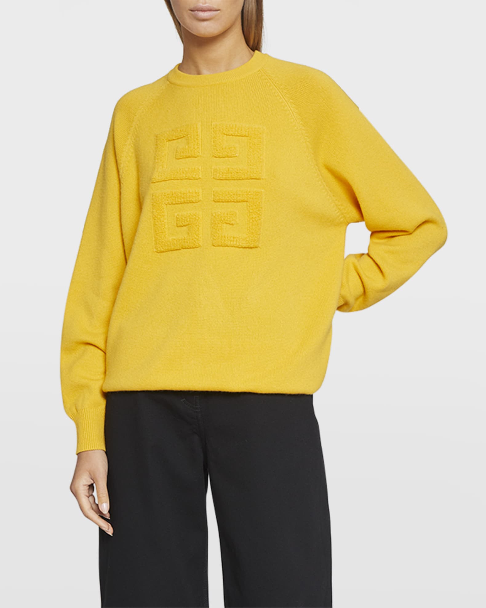 Givenchy 4g Logo Cashmere Sweater Neiman Marcus