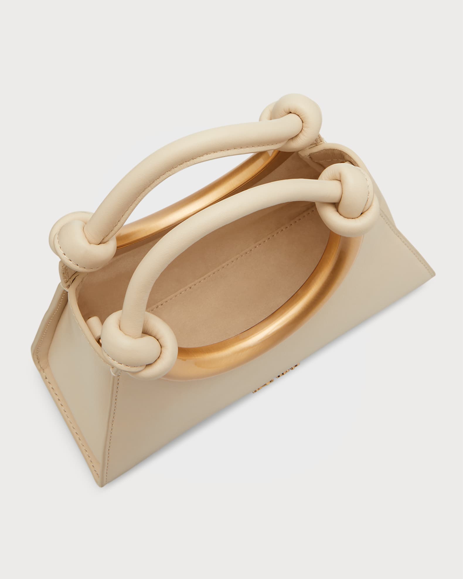 Cult Gaia Nila Mini Knot Leather Crossbody Bag | Neiman Marcus