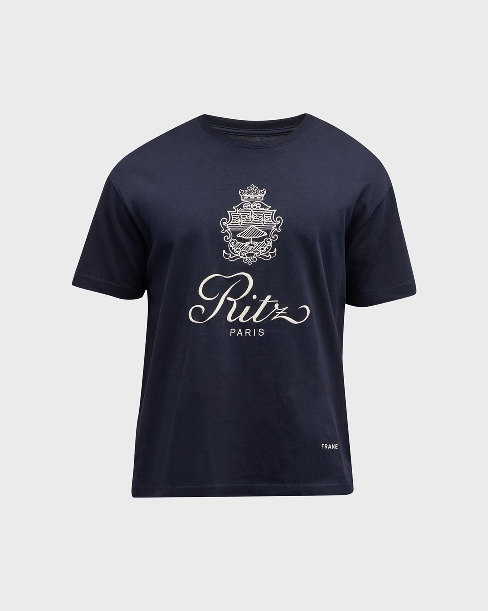 FRAME x Ritz Paris FRAME x Ritz Paris Men's Bordeaux Crest T-Shirt ...