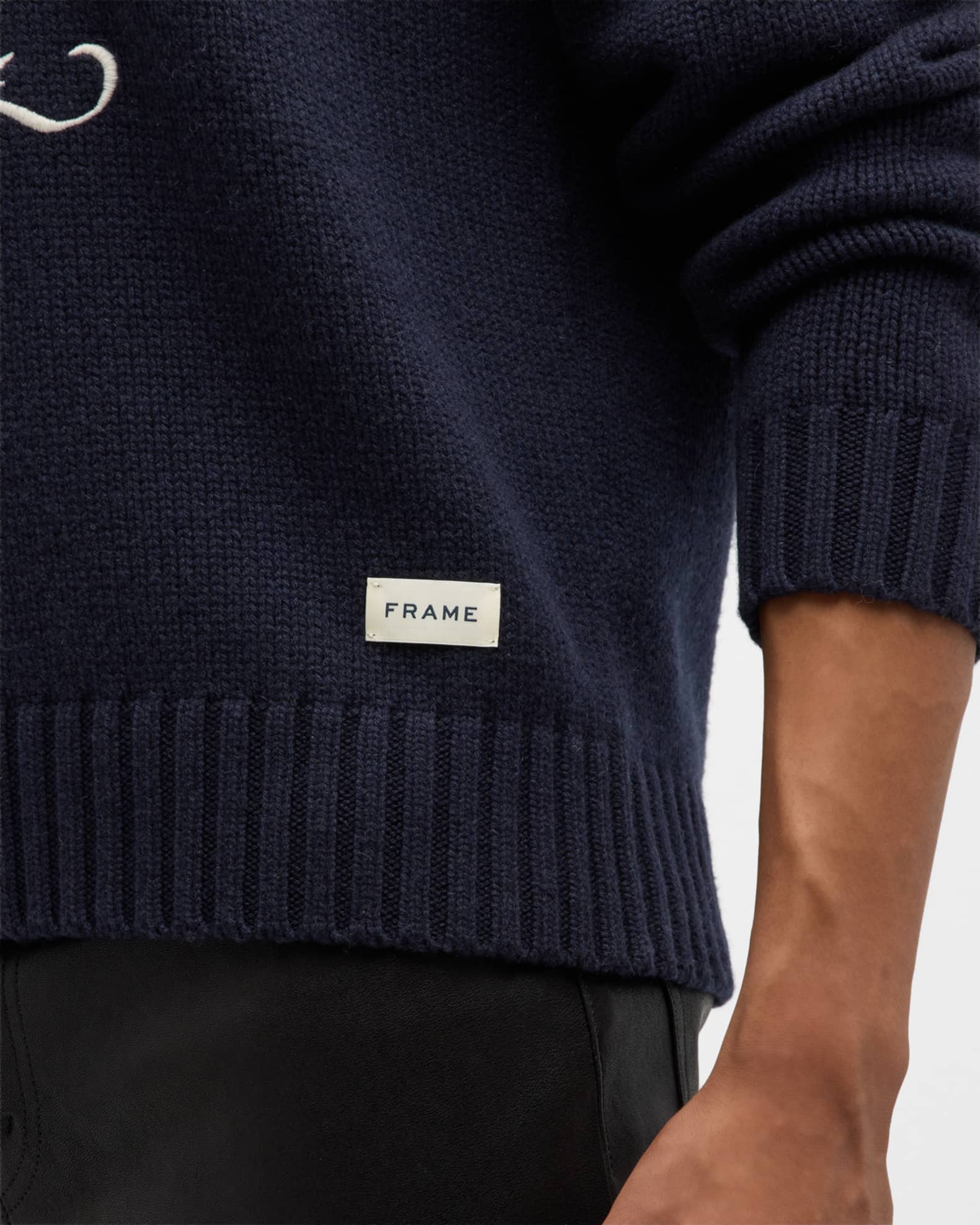 FRAME x Ritz Paris FRAME x Ritz Paris Men's Cashmere Crest Sweater ...