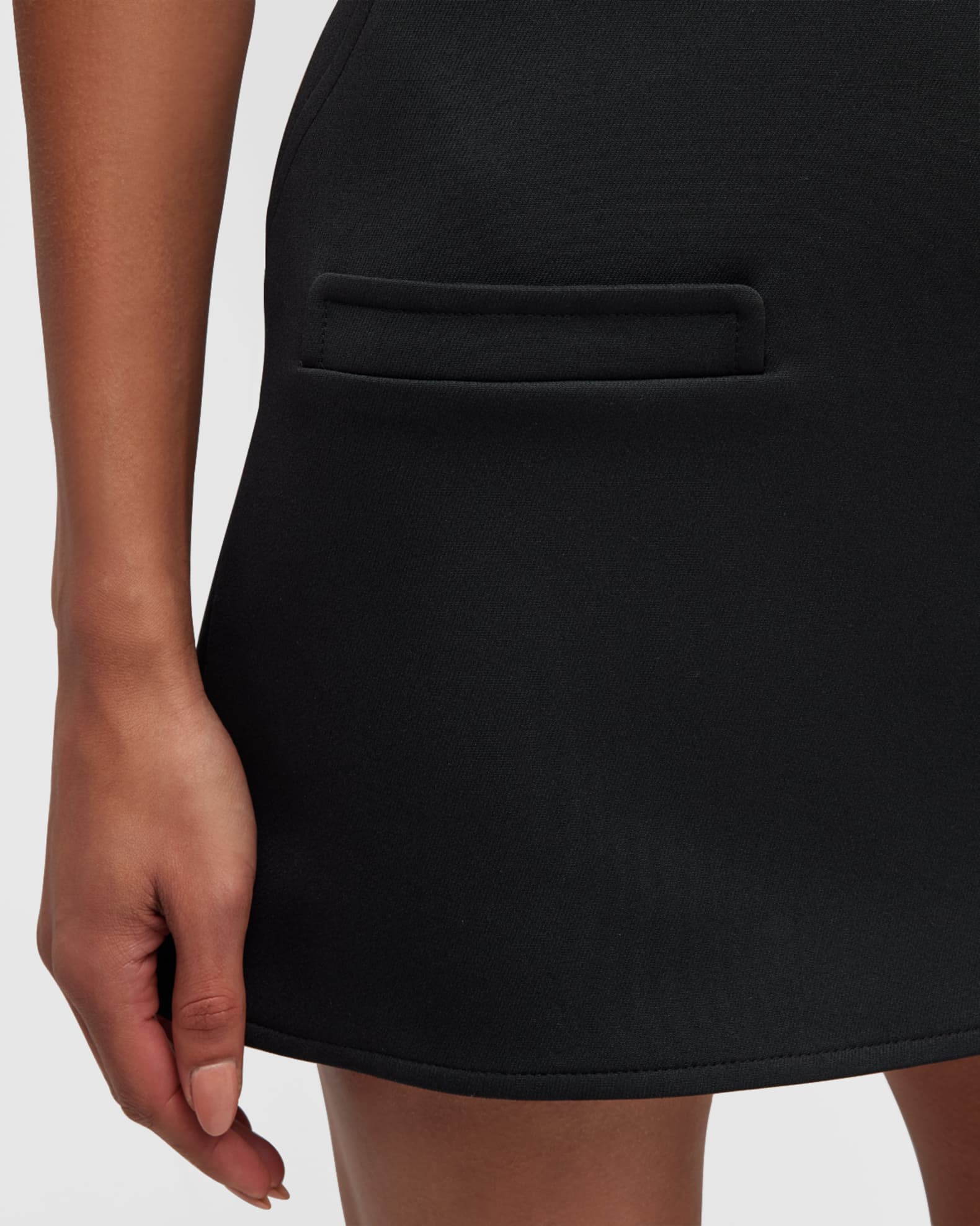 Courreges X-Seam Sleeveless Mini Workwear Dress | Neiman Marcus
