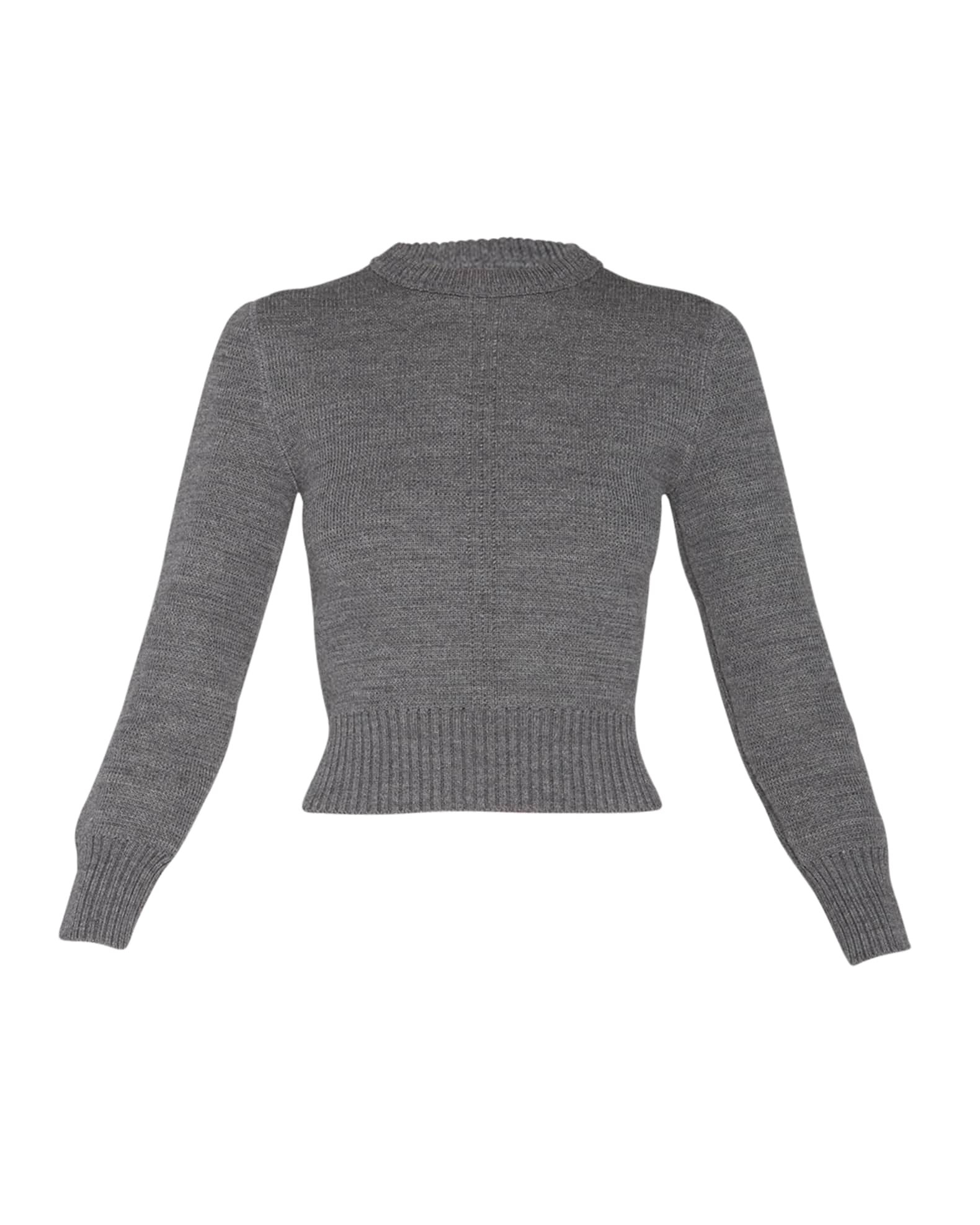 Bottega Veneta Crop Wool Sweater | Neiman Marcus