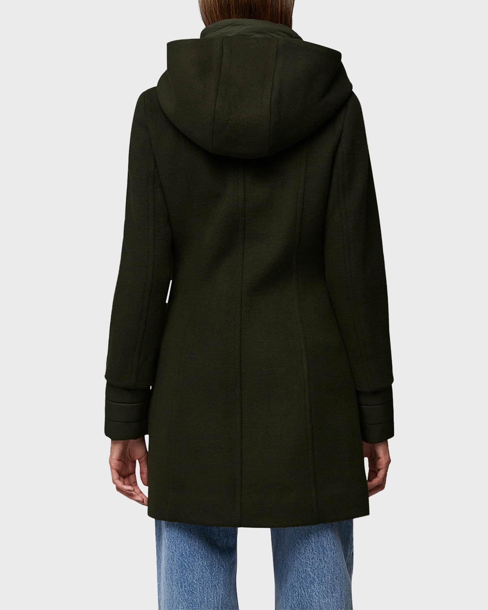 Soia & Kyo Rooney Layered Wool Coat | Neiman Marcus