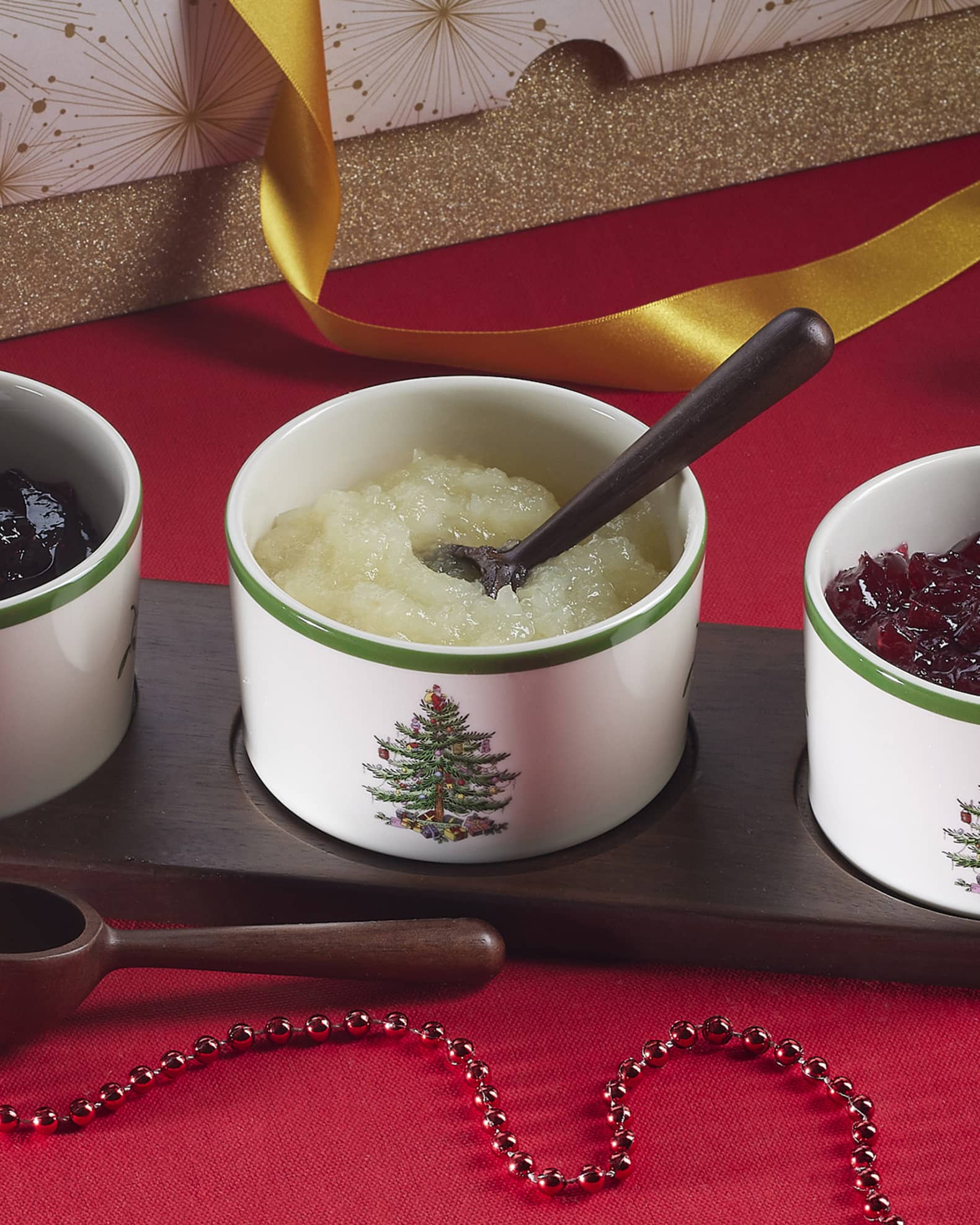 Spode 7-Piece Christmas Tree Condiment Bowl Set | Neiman Marcus