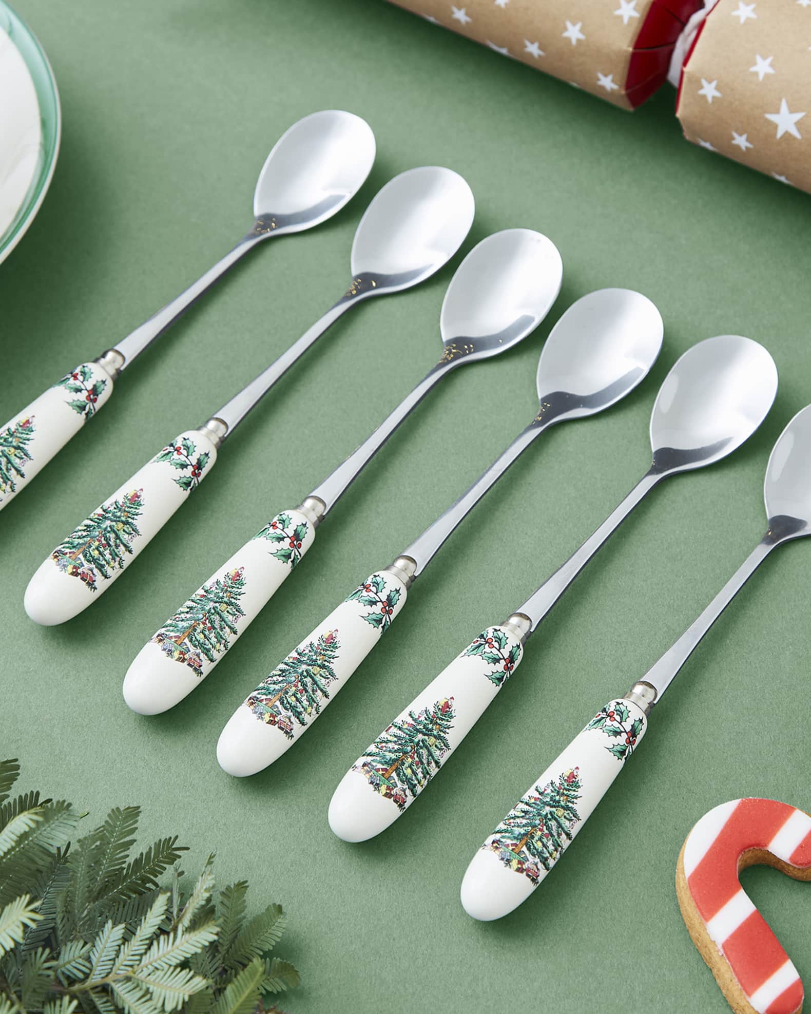 Spode Christmas Tree S/6 Teaspoons, Set of 4 | Neiman Marcus