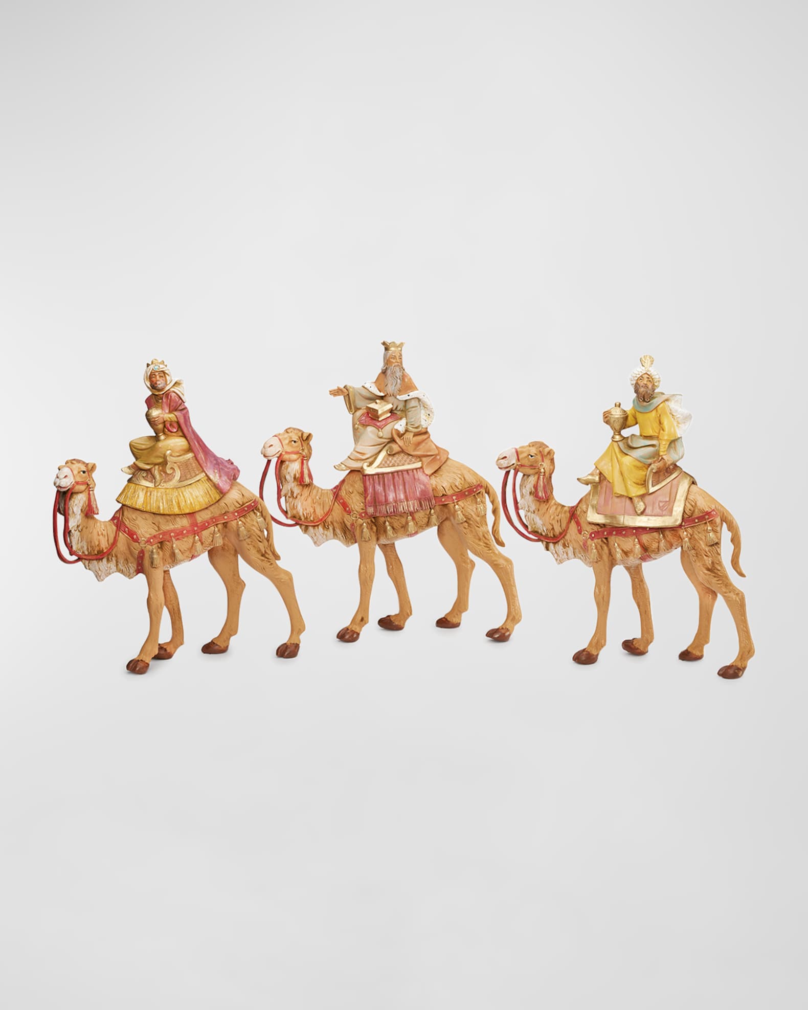 Fontanini 7.5" Scale 3-Piece Set Wise Men Kings On Camels Nativity ...