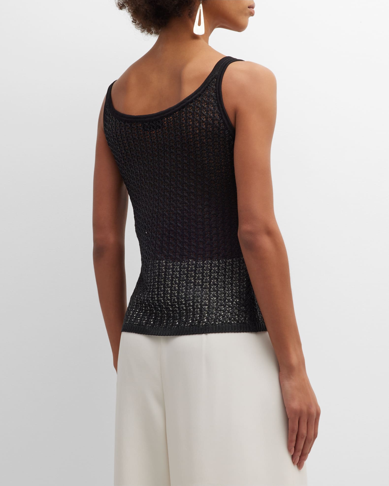 Missoni Crochet Knit Tank Top | Neiman Marcus