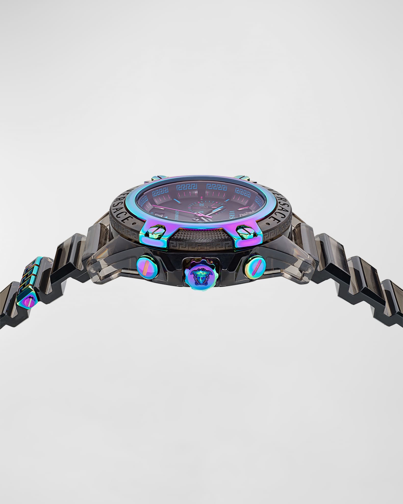 Versace Men's Icon Active Silicone Chronograph Watch, 44mm | Neiman Marcus