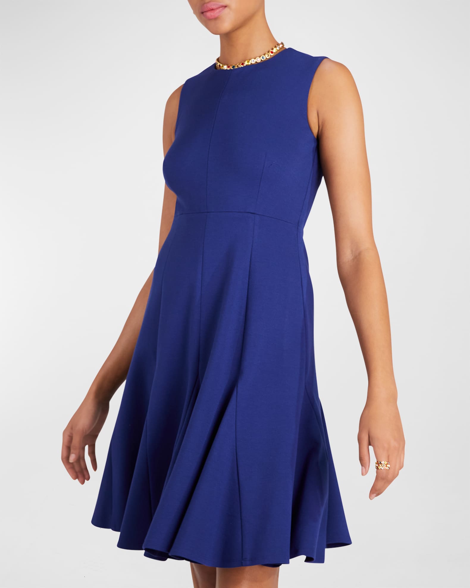 kate spade new york navy ponte dress | Neiman Marcus
