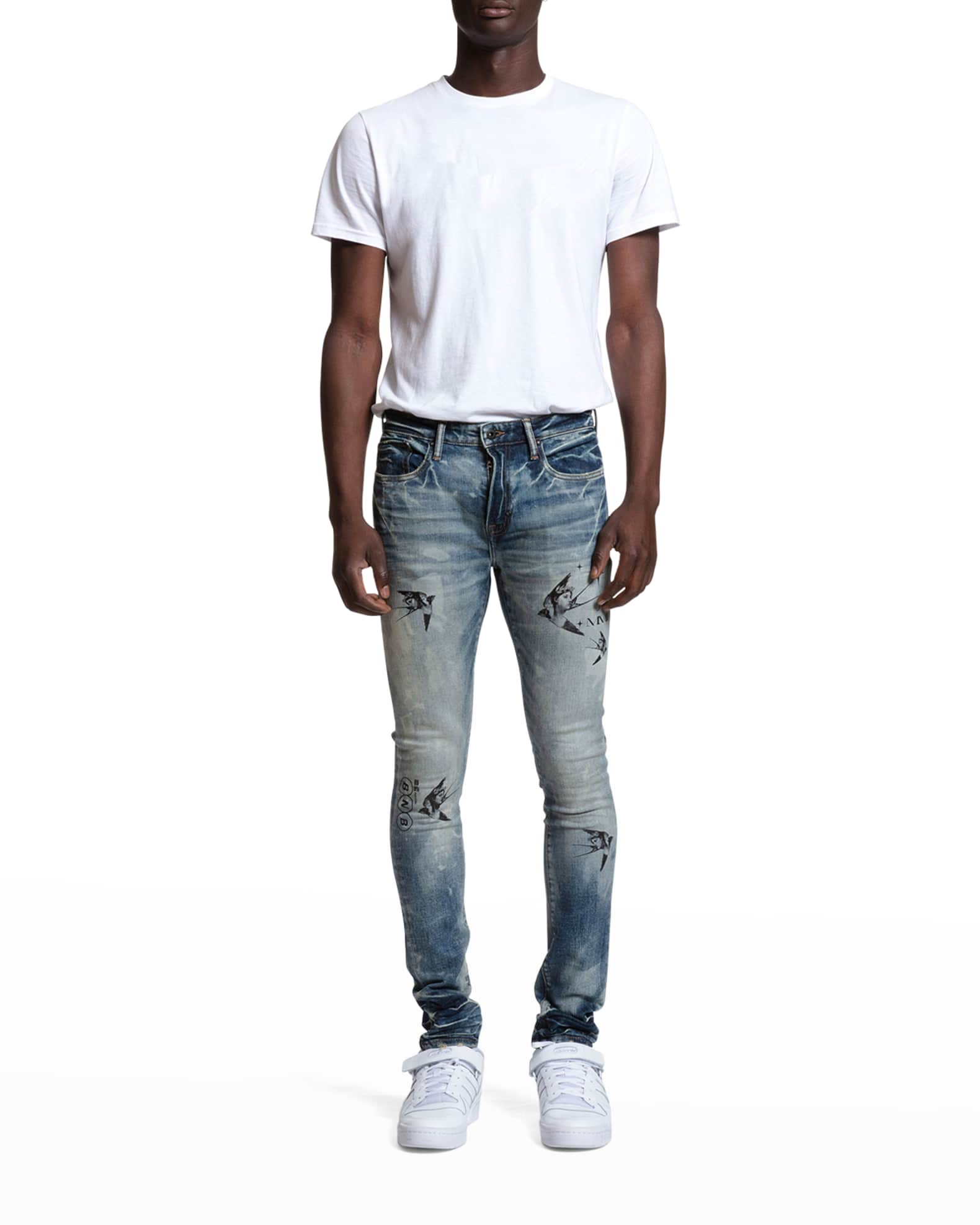 PRPS Men's Graphic Slim-Fit Jeans | Neiman Marcus