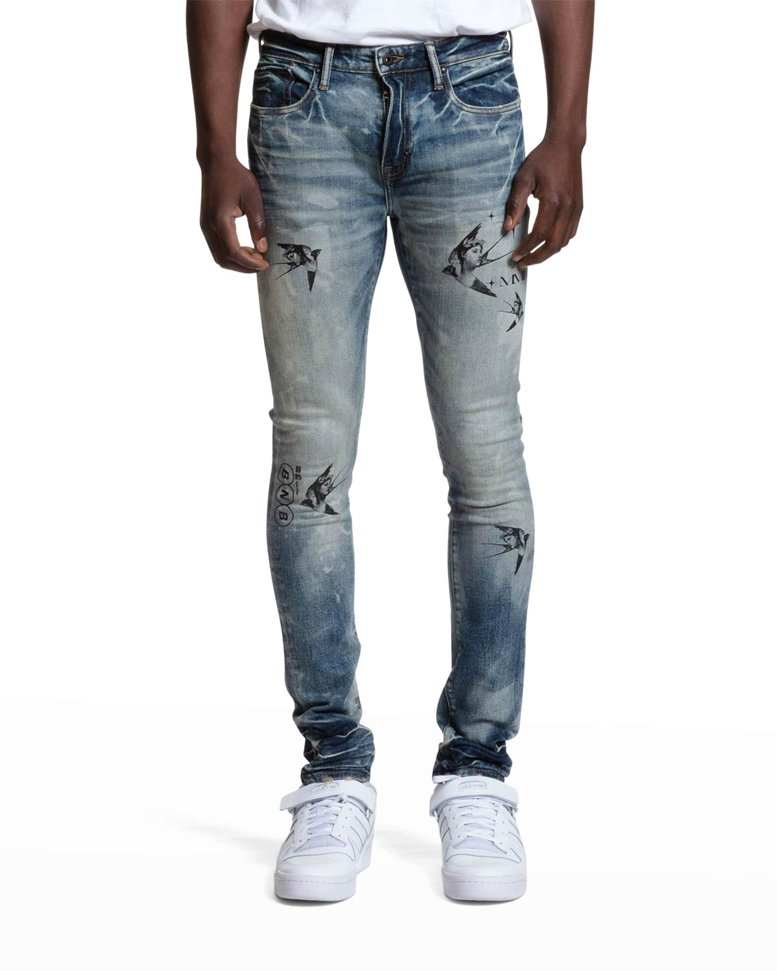 PRPS Men's Graphic Slim-Fit Jeans | Neiman Marcus