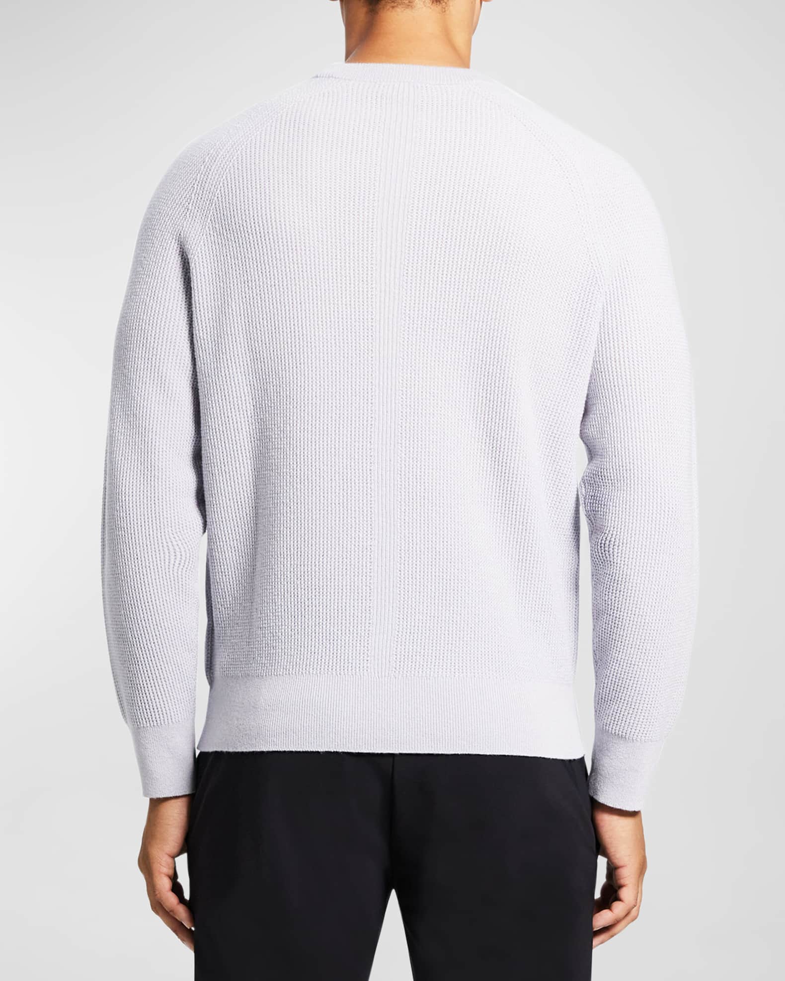 Theory Men's Toby Plush Knit Sweater | Neiman Marcus
