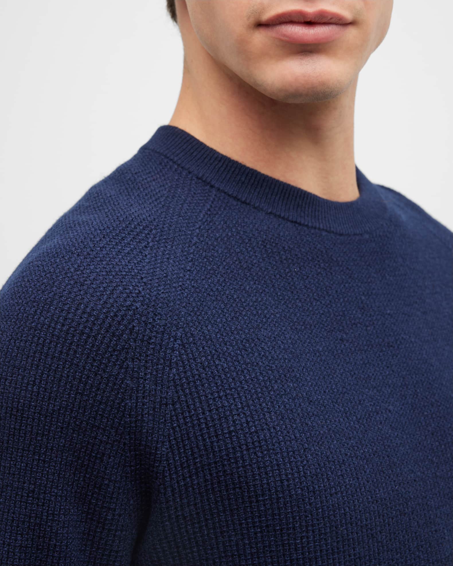 Theory Men's Toby Plush Knit Sweater | Neiman Marcus