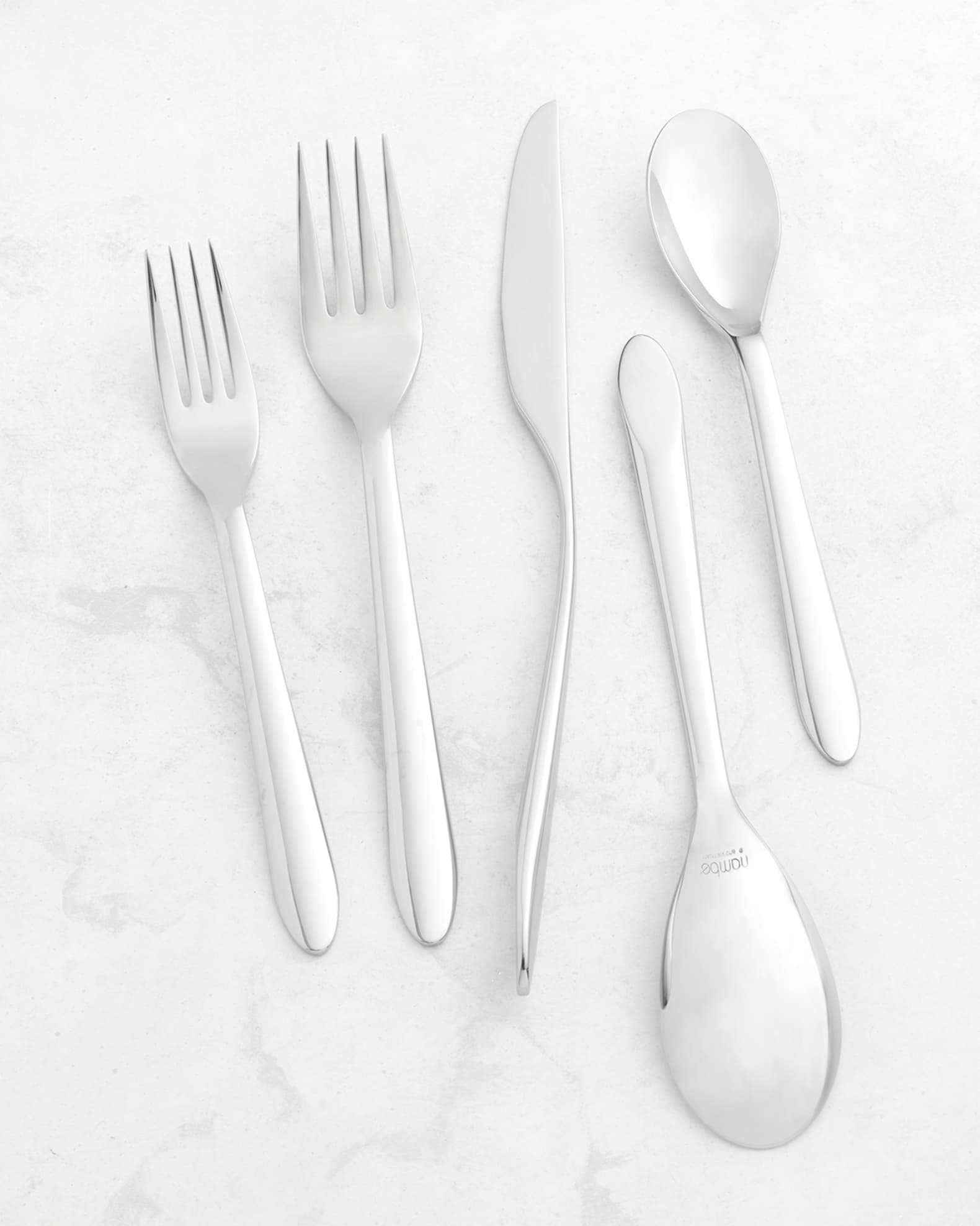 Nambe Cortina 5-Piece Flatware Set | Neiman Marcus