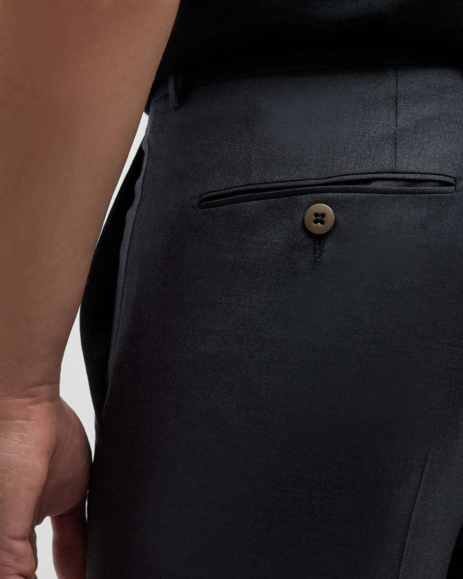 ZEGNA Men's Trofeo Wool Trousers | Neiman Marcus