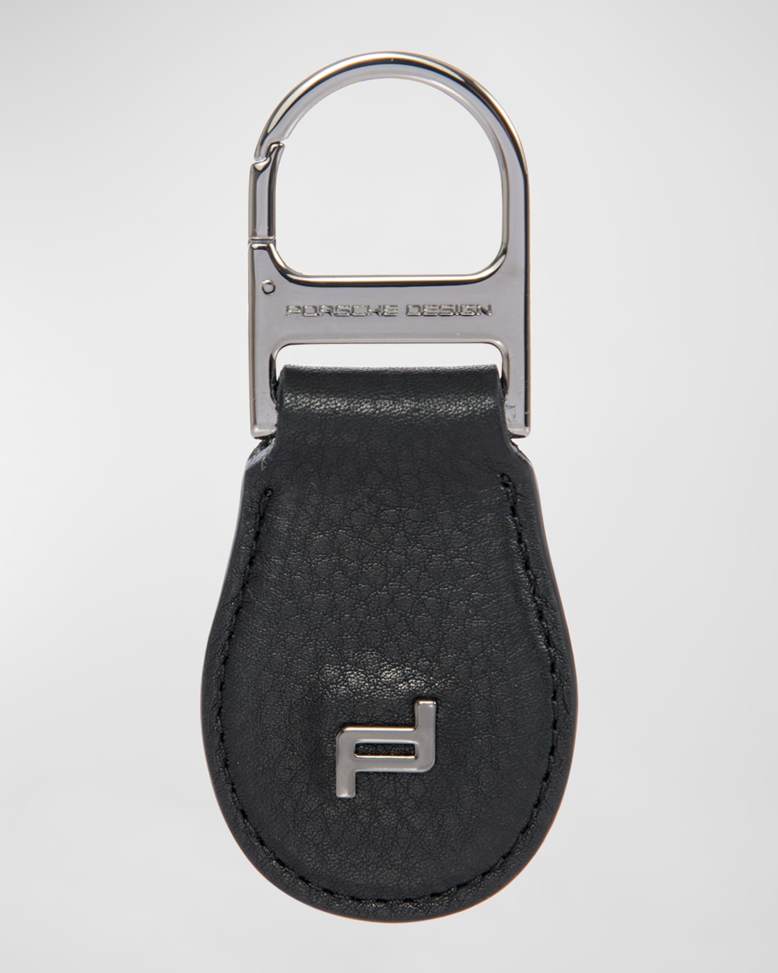 Porsche Design Men's PD-Logo Leather Drop Keyring | Neiman Marcus