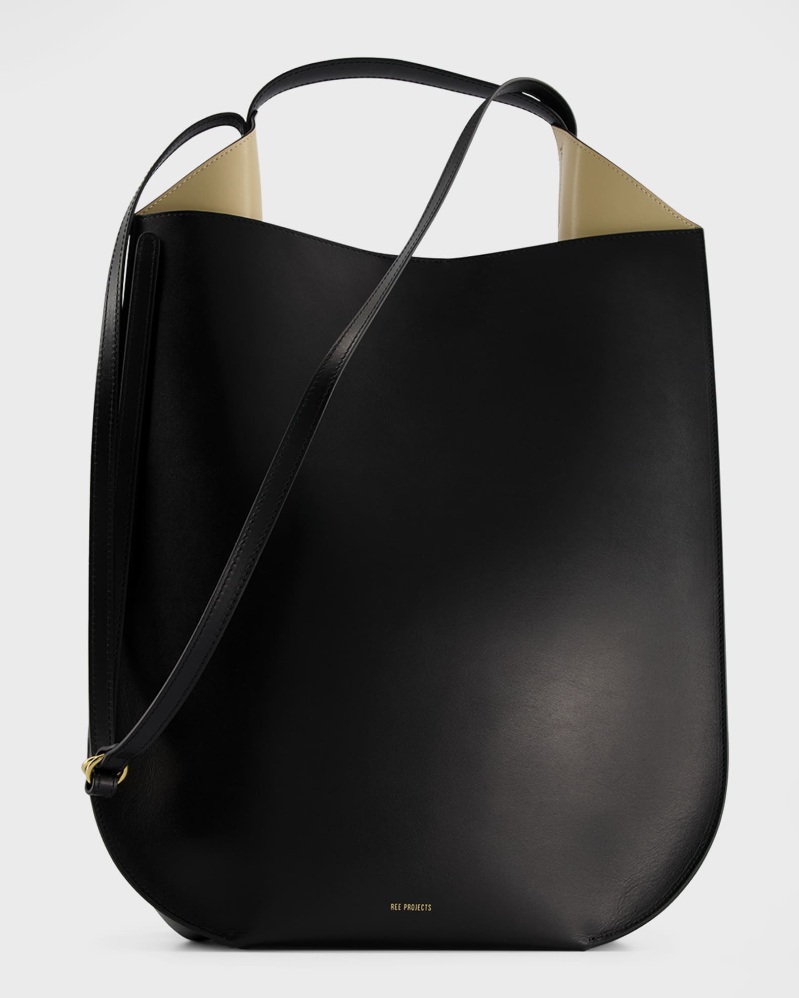 Ree Projects Helene Large North-South Leather Tote Bag | Neiman Marcus