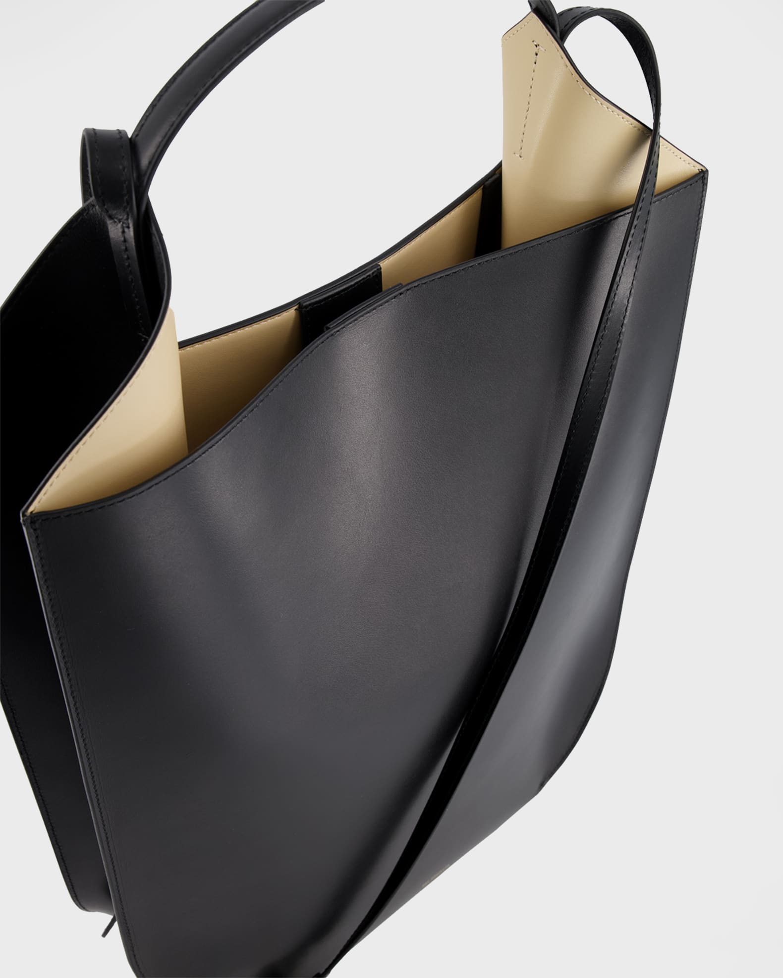 Ree Projects Helene Large North-South Leather Tote Bag | Neiman Marcus