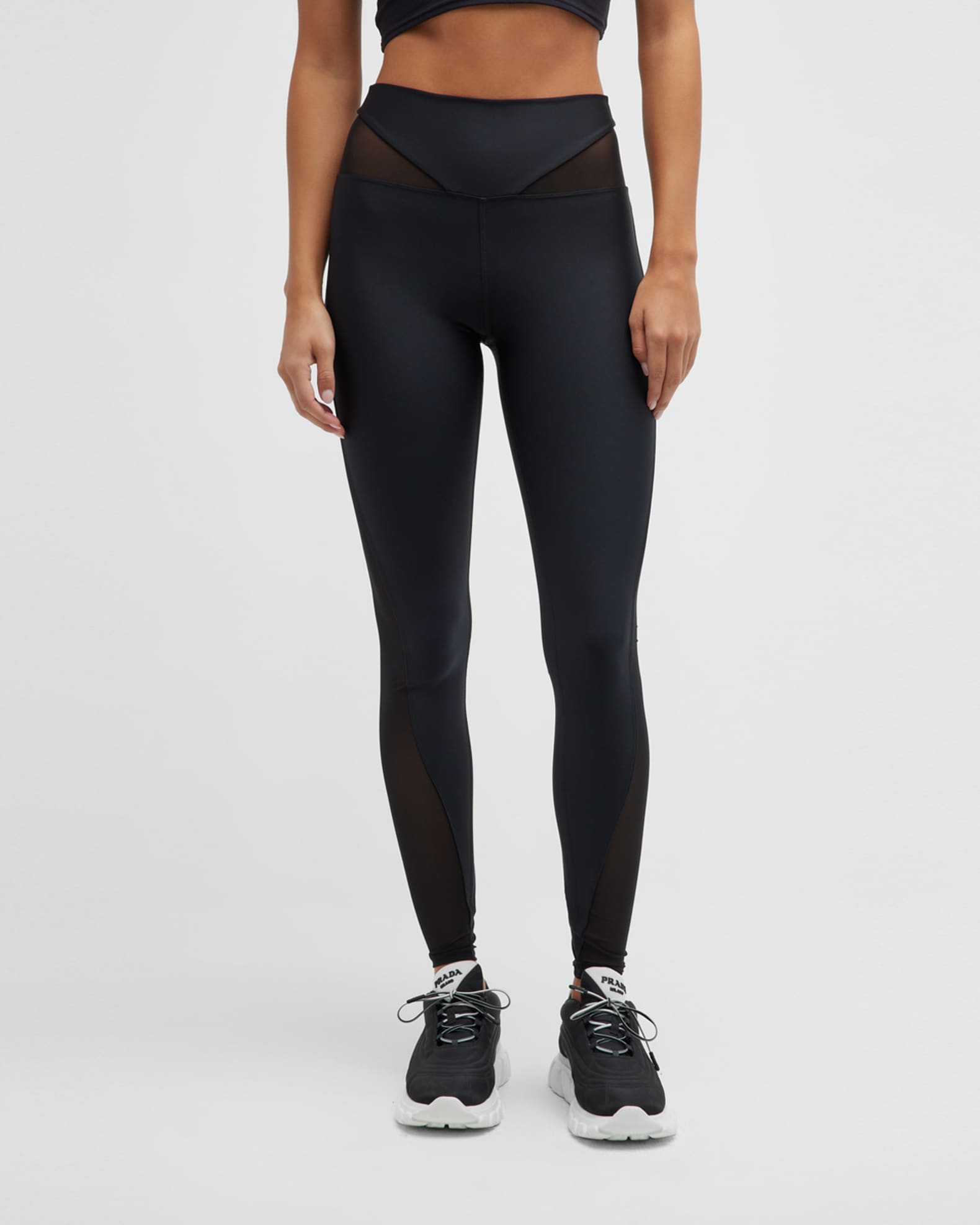 Alo Yoga Airlift Mesh High-Waist Allure Leggings | Neiman Marcus