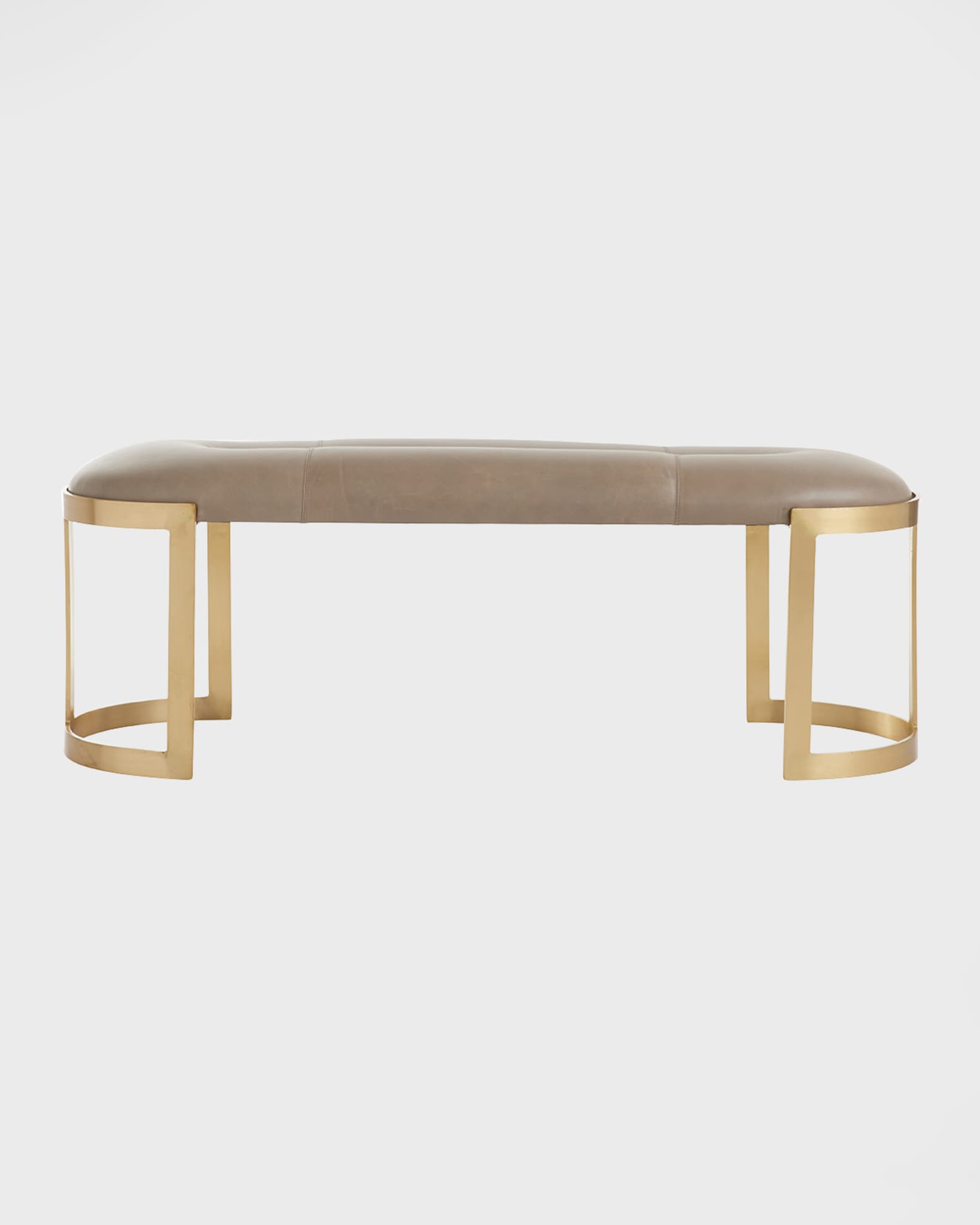 Arteriors Jessica Leather Bench, 52.5" | Neiman Marcus