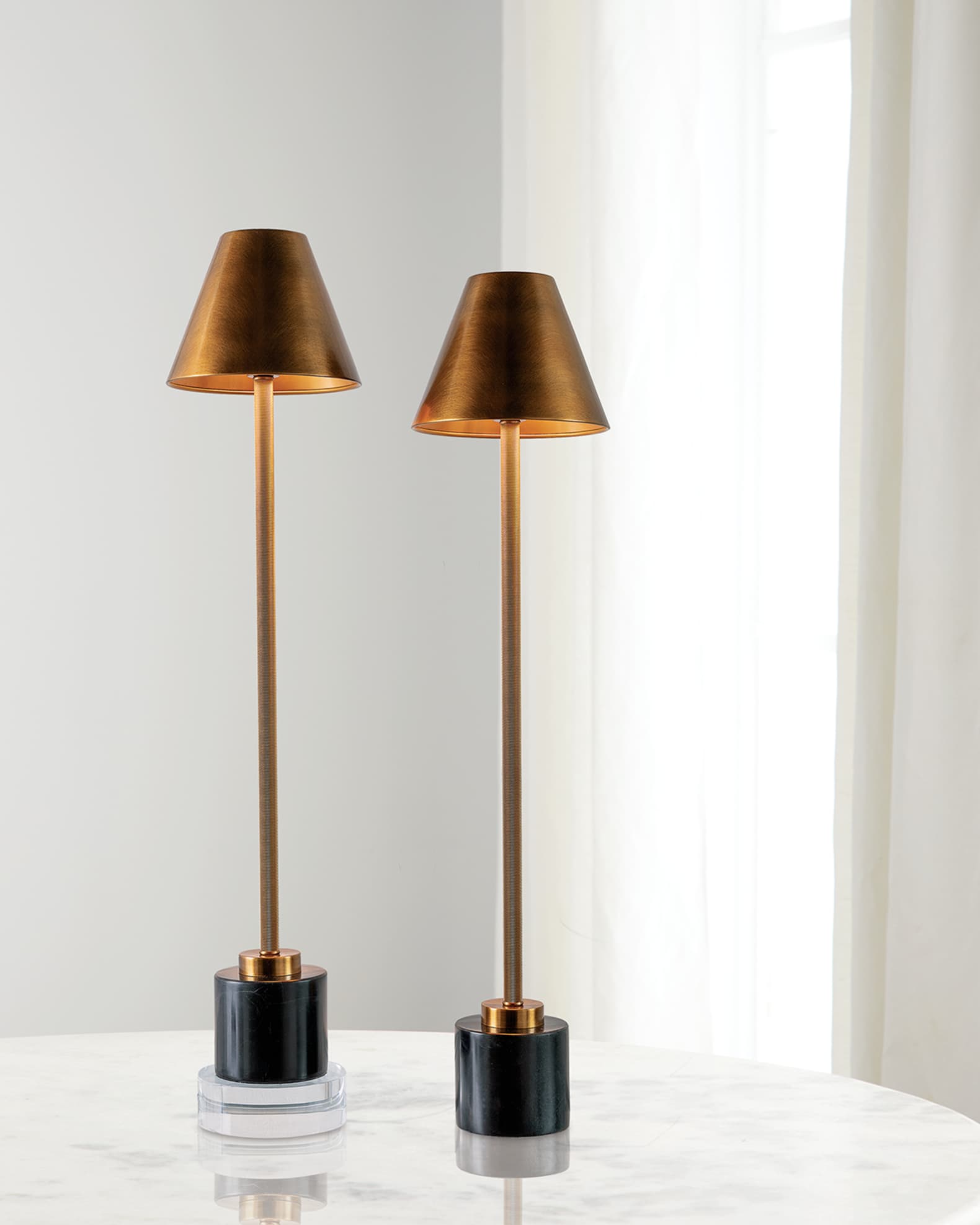 Port 68 Parliament Buffet Brass Lamps, Set of 2 | Neiman Marcus