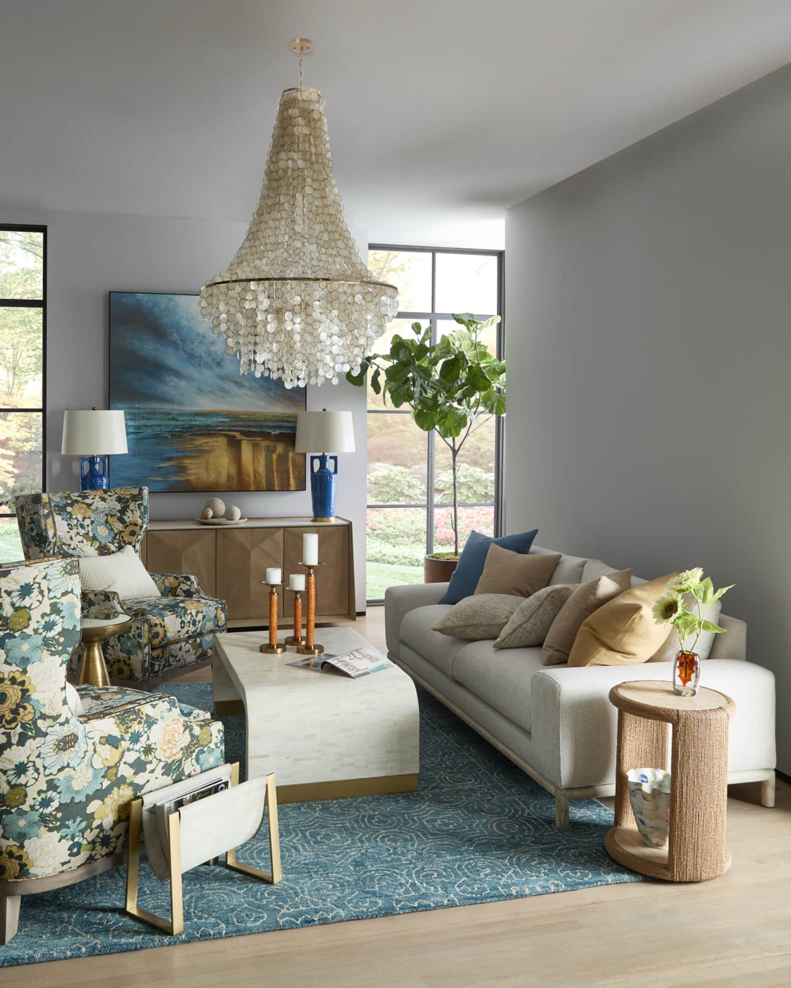 Regina Andrew Andres Hair On Hide Magazine Rack | Neiman Marcus