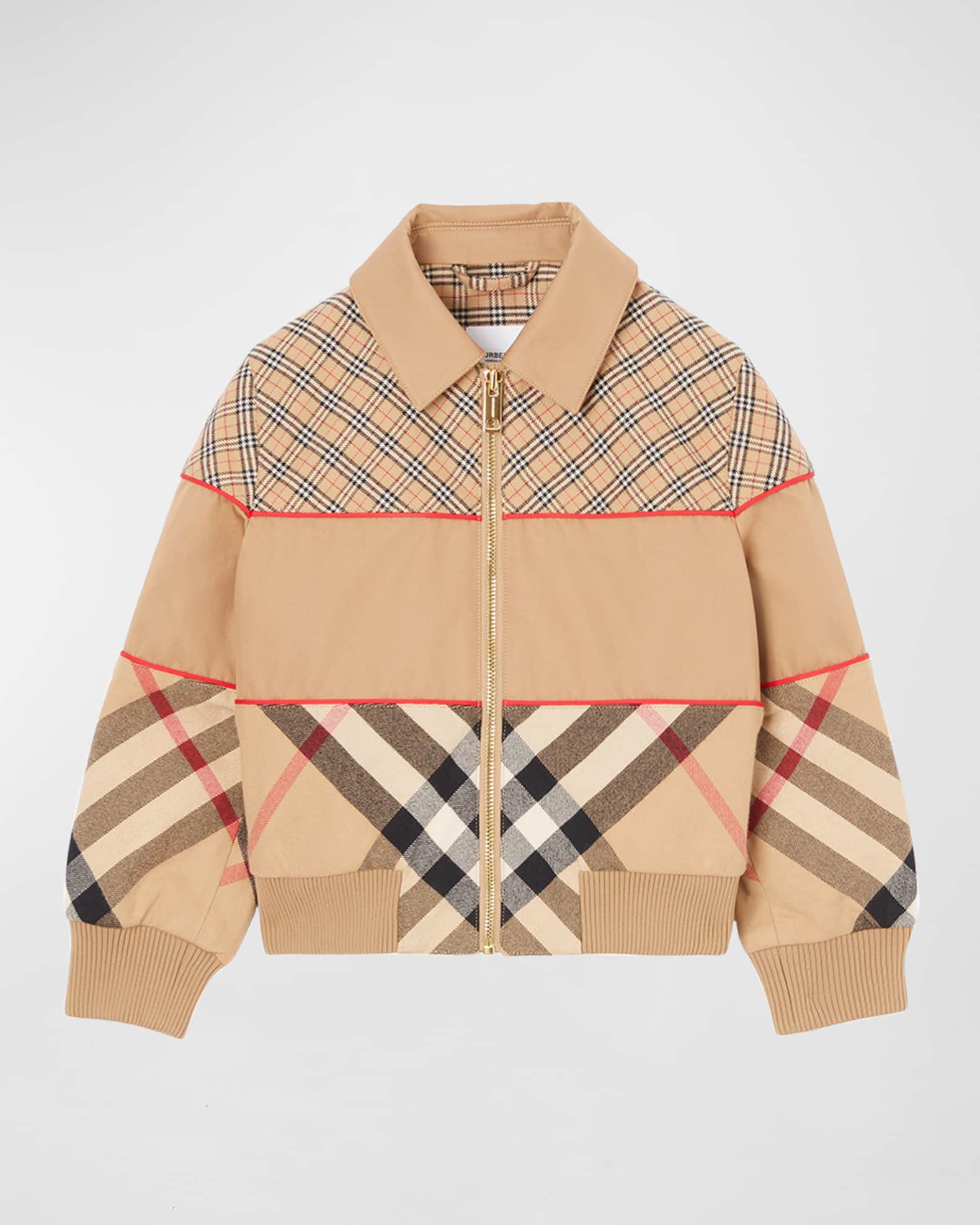 Boy's Liam Check Bomber Jackets | Neiman Marcus