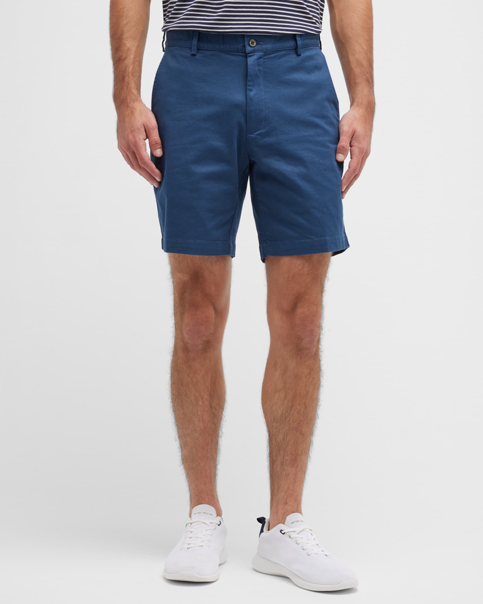 Peter Millar Men's Pilot Flat Front Shorts | Neiman Marcus