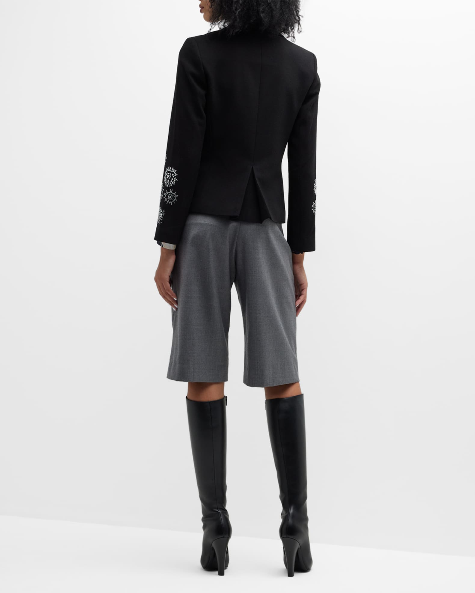 Libertine Petit Trianon Bouquet Embroidered Strass Jacket | Neiman Marcus