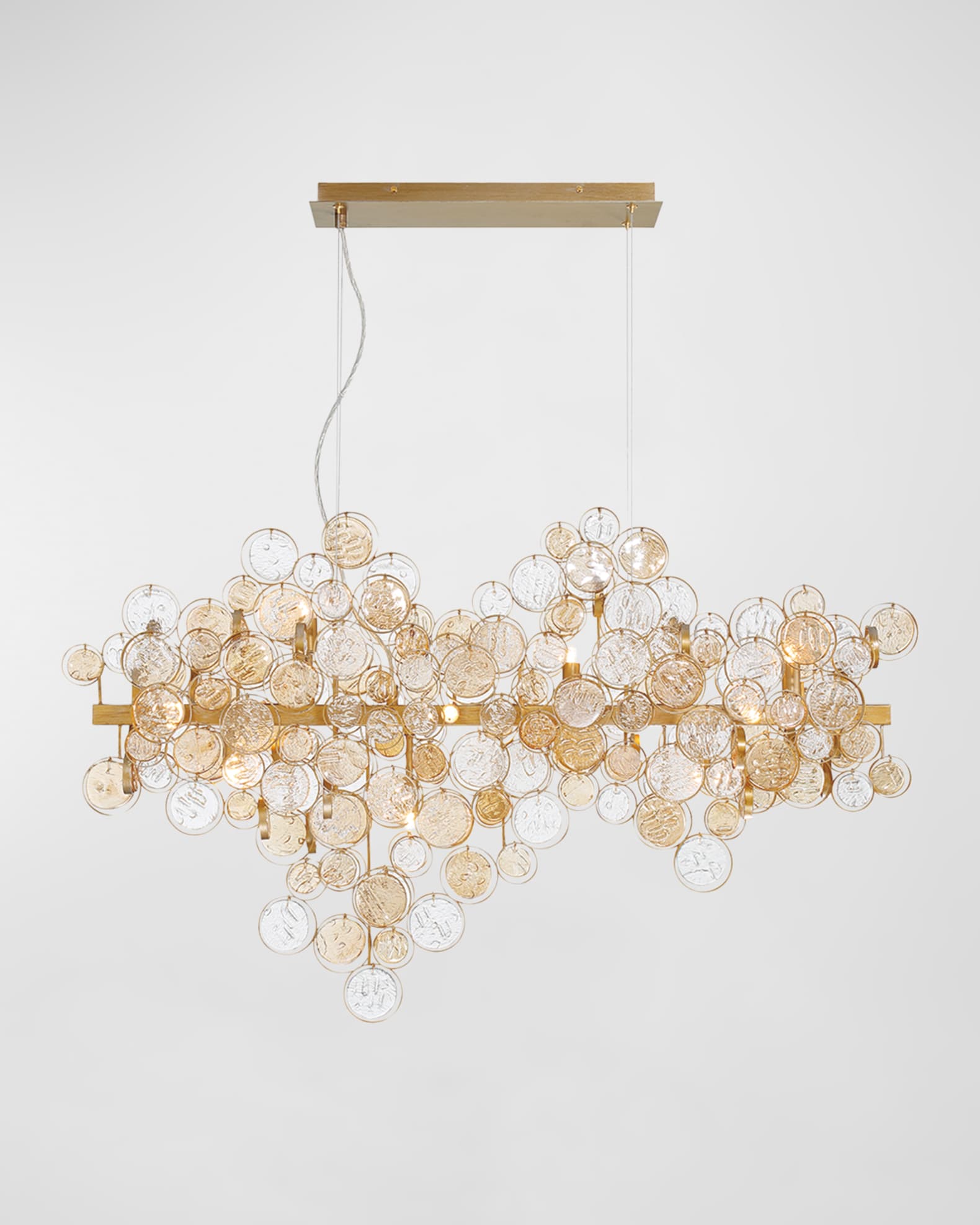 Eurofase Trento 15-Light Chandelier, 56" | Neiman Marcus