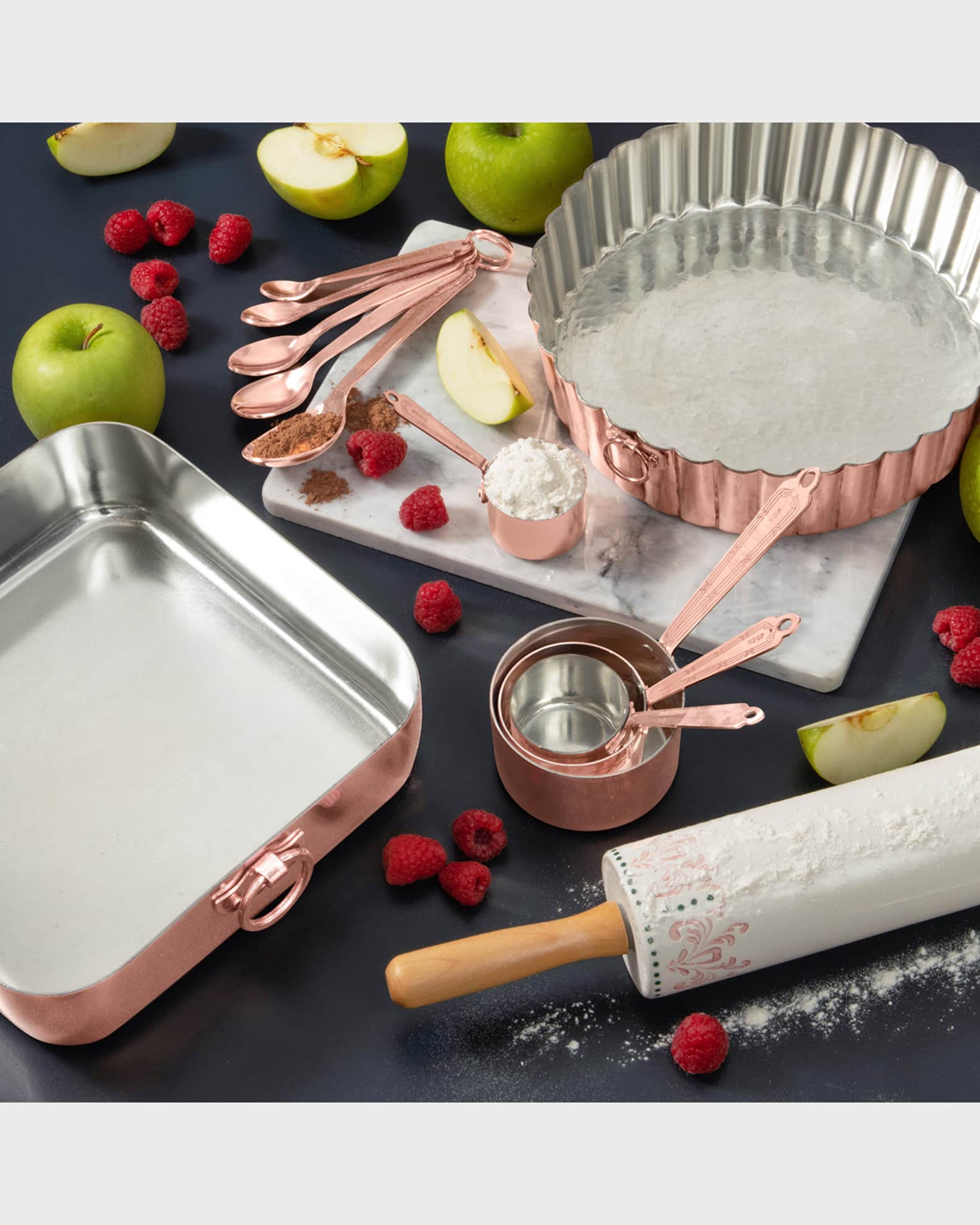 Coppermill Kitchen Vintaged-Inspired Copper Measuring Cup Set | Neiman ...