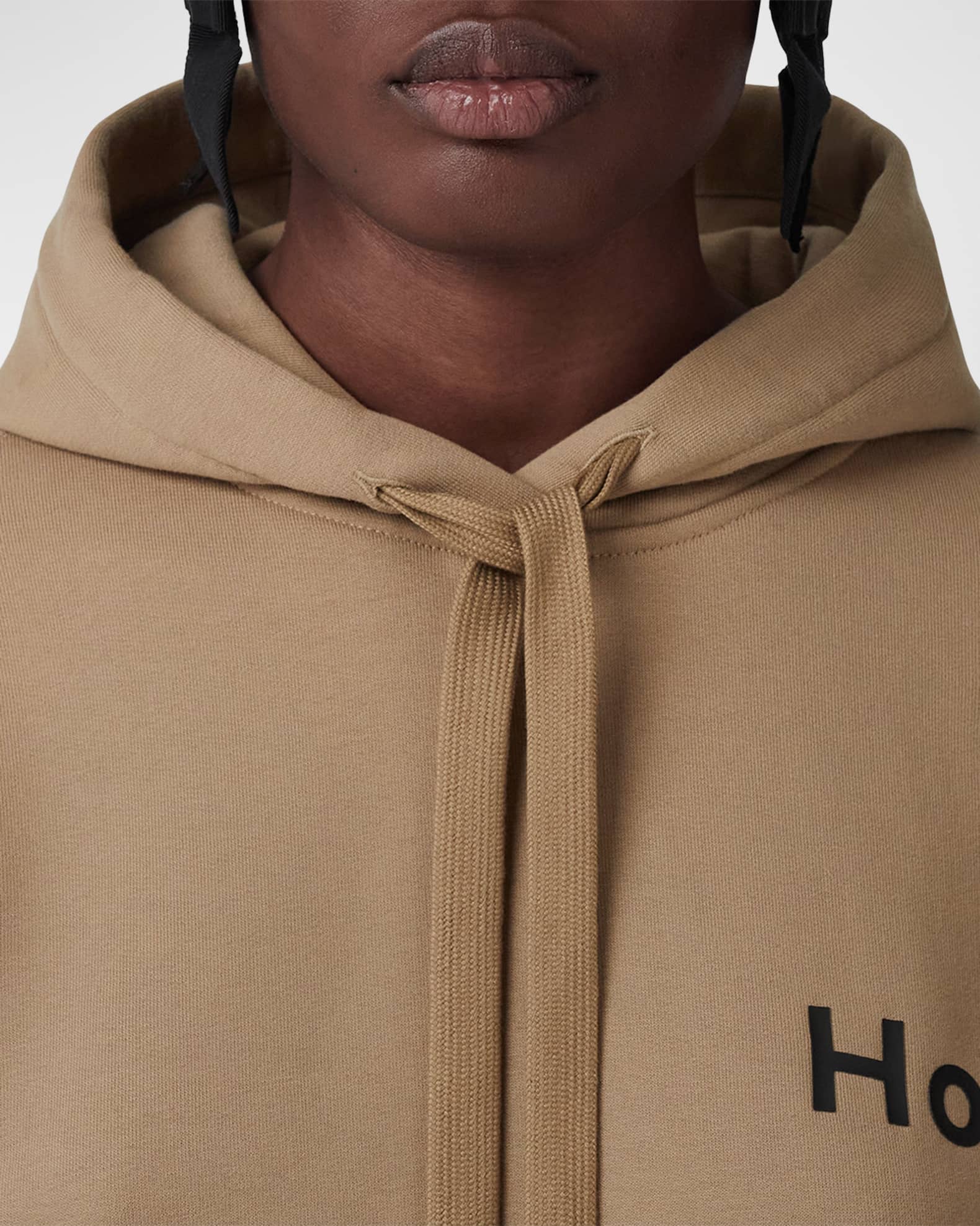 Burberry Jenny Horseferry-Print Crop Hoodie | Neiman Marcus