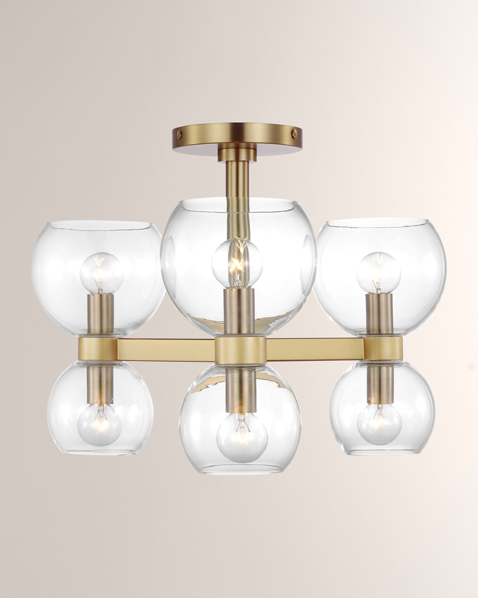 Visual Comfort Studio Londyn Semi Flush Mount Chandelier By Kate Spade ...