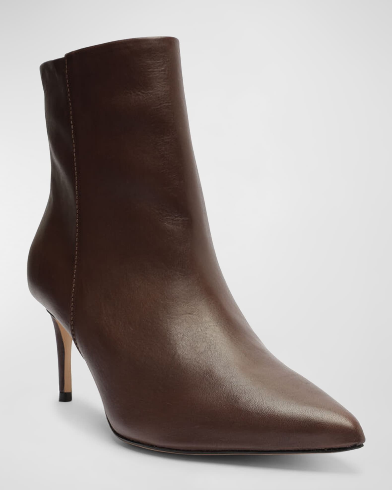Schutz Mikki Leather Stiletto Ankle Boots | Neiman Marcus