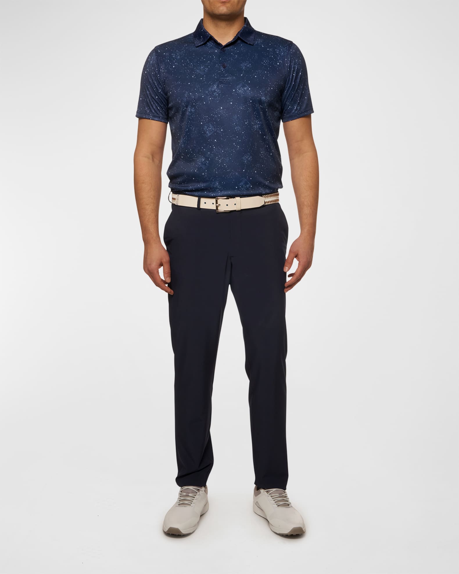 Robert Graham Men's Constellation Performance Polo Shirt | Neiman Marcus